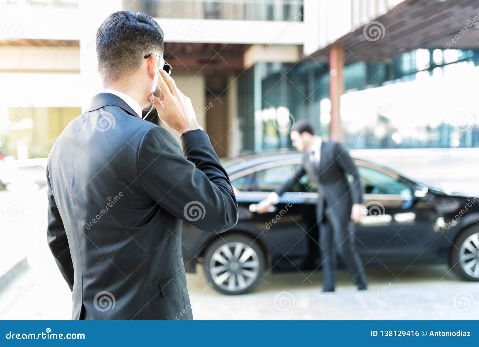 Bodyguards Making Sure Way is Secure for CEO Stock Photo - Image of ...