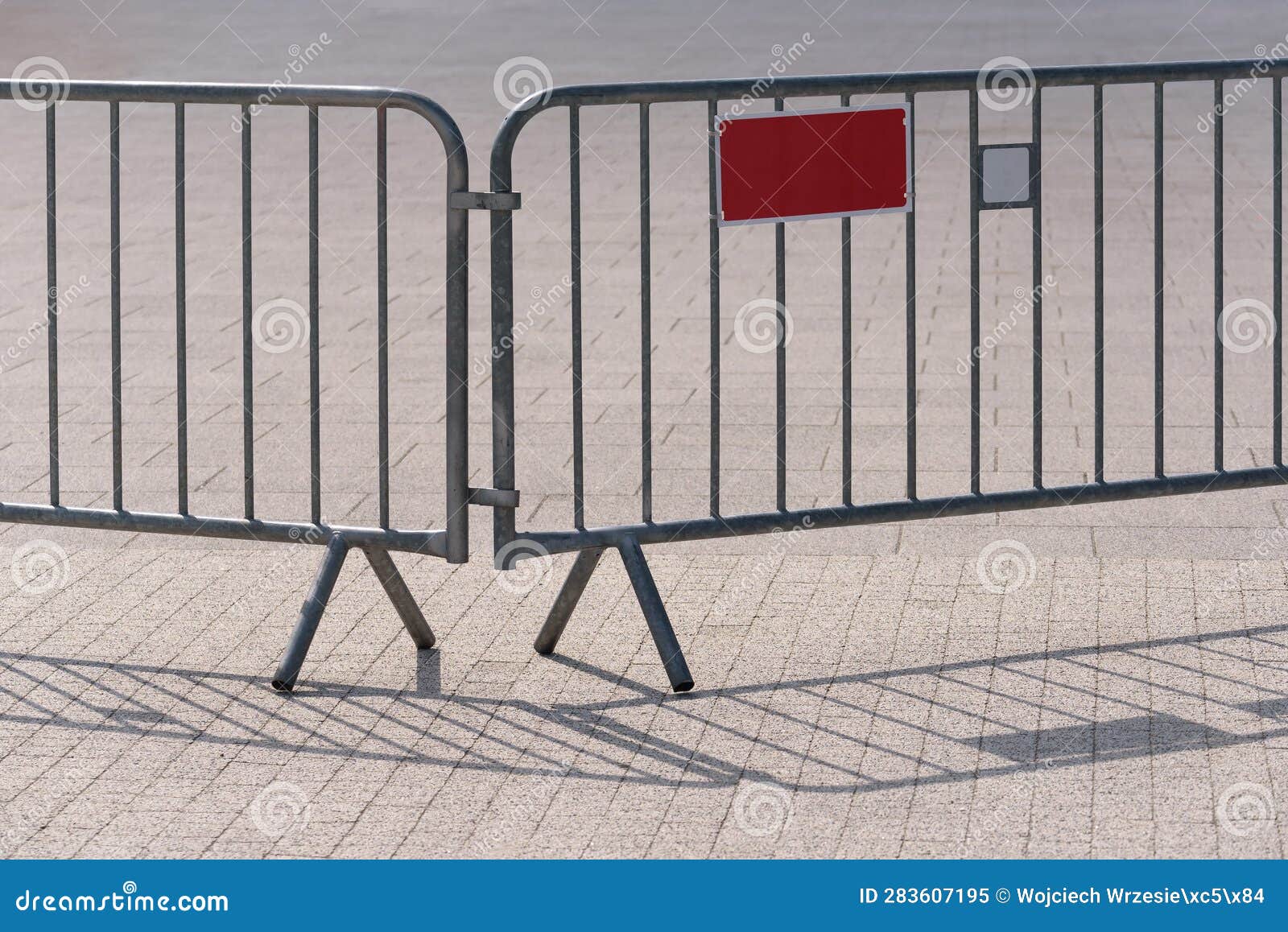 MOBILE BARRIERS stock image. Image of zone, barriers - 283607195
