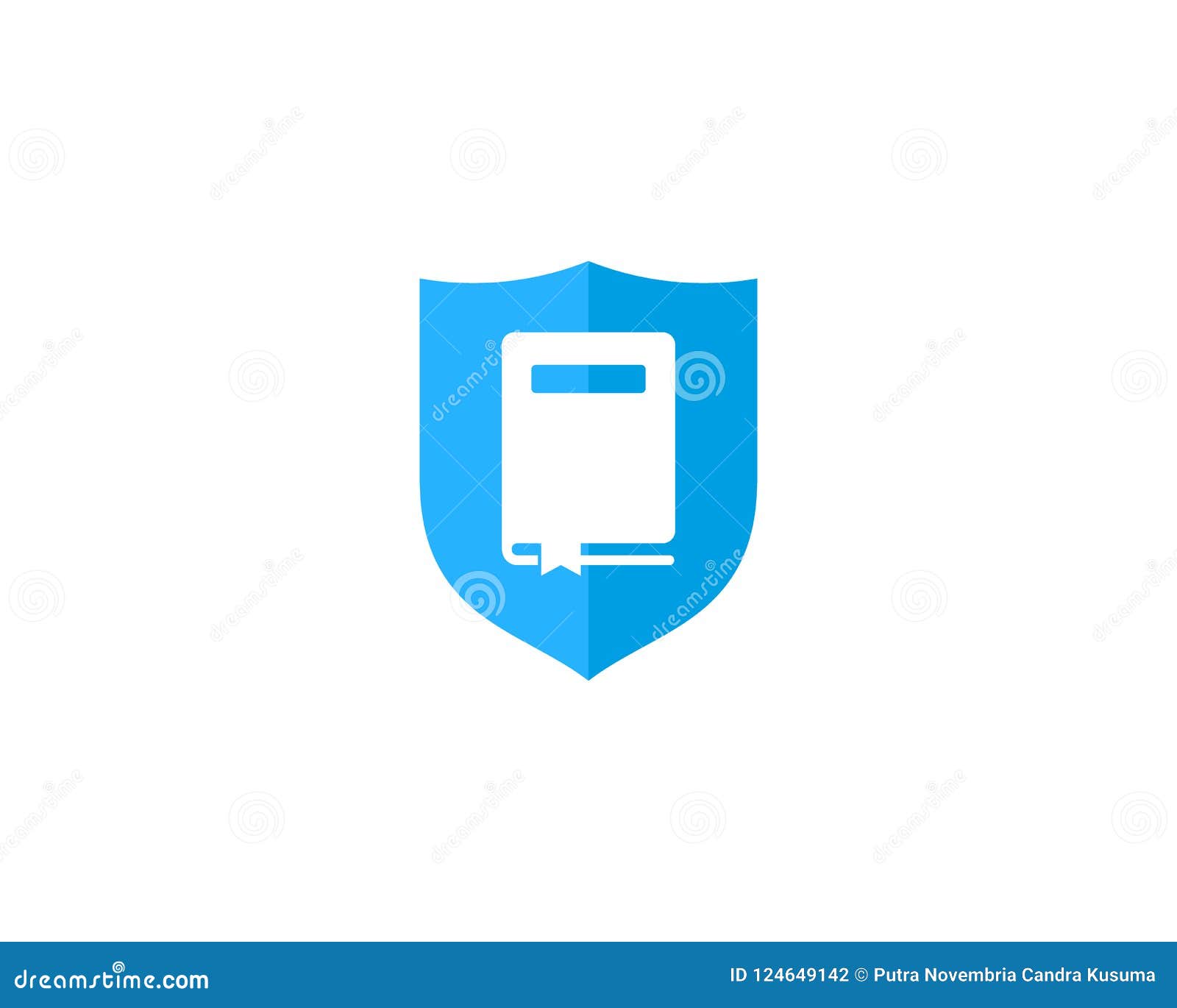 Protection Book Logo Icon Design Stock Vector - Illustration of modern ...