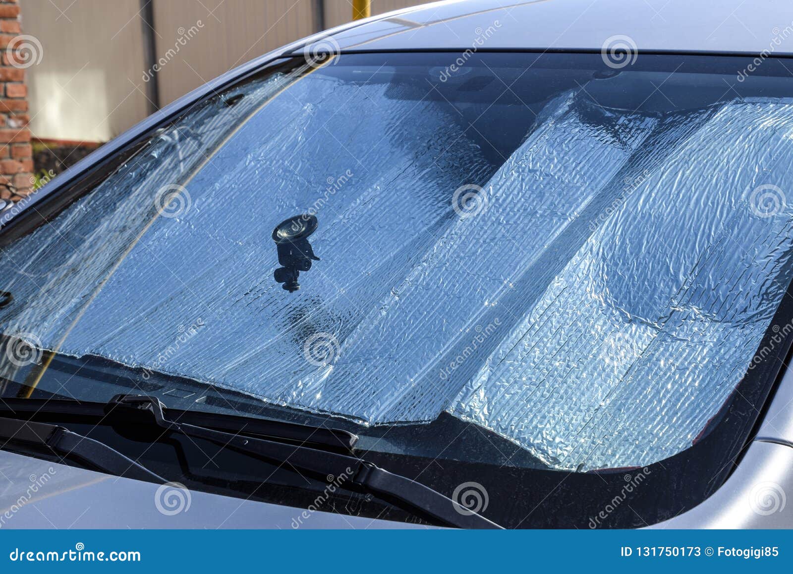 Protection of the Car Panel from Direct Sunlight. Sun Reflector ...