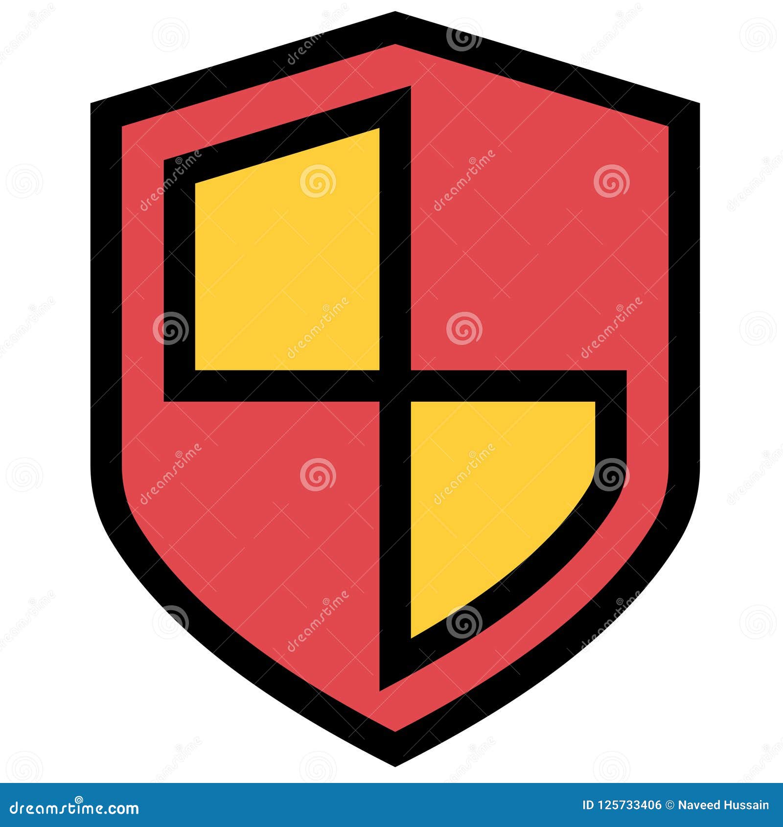 Protection color line icon stock illustration. Illustration of graphic ...