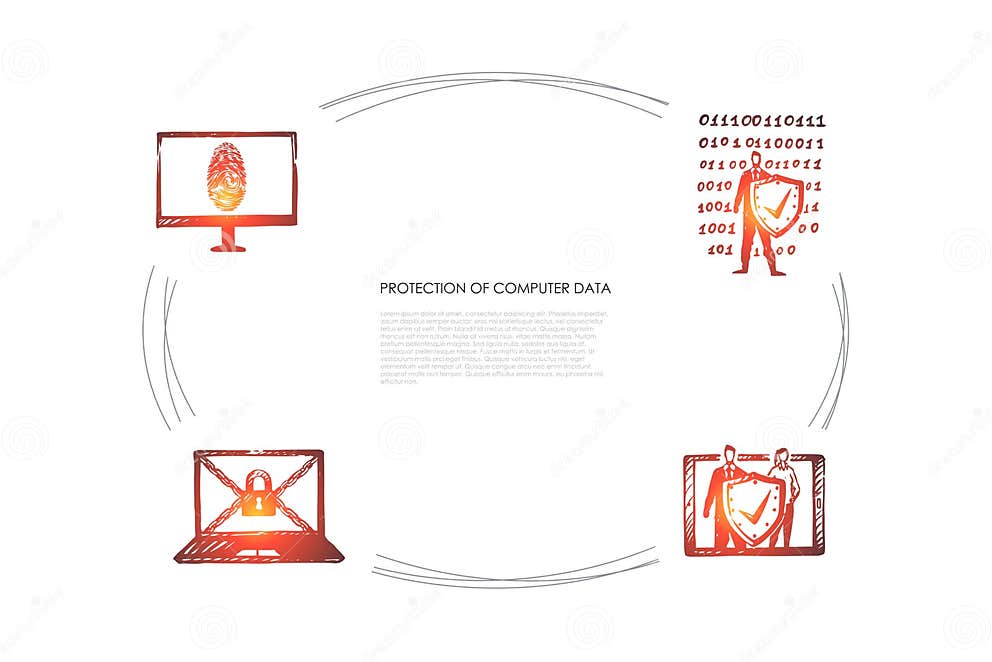 Protection of Computer Data - Cipher, Fingerprint, Code, Password ...