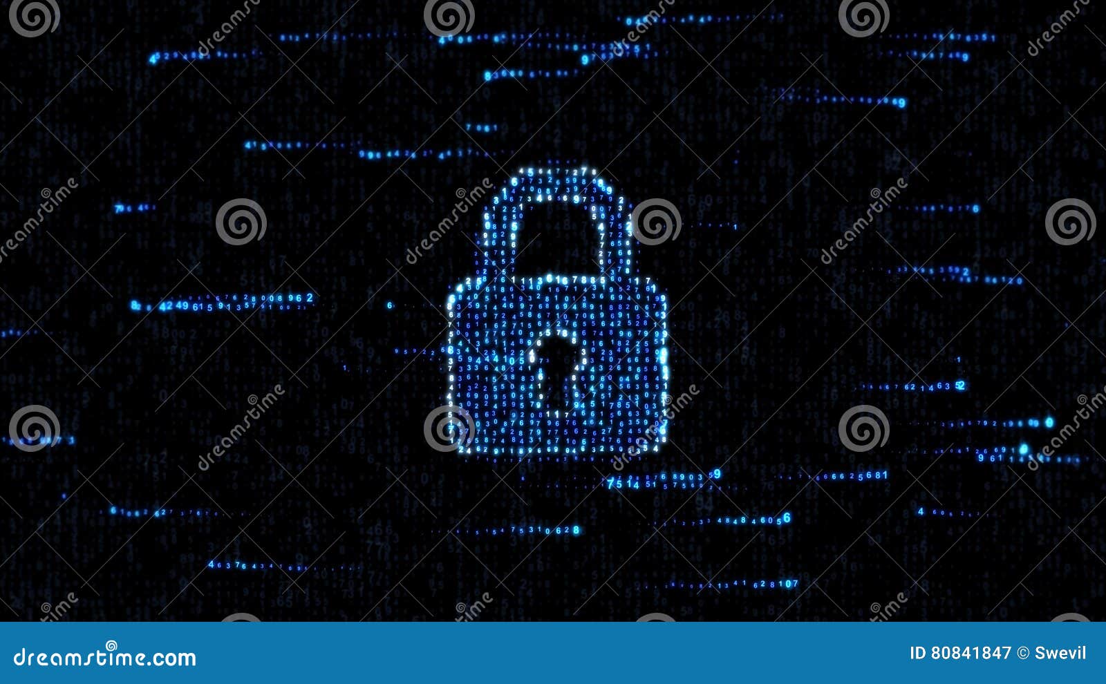 Protection of Computer Information Stock Image - Image of connect ...