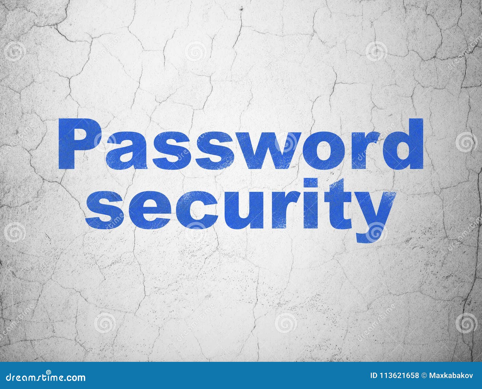 Protection Concept: Password Security on Wall Background Stock ...