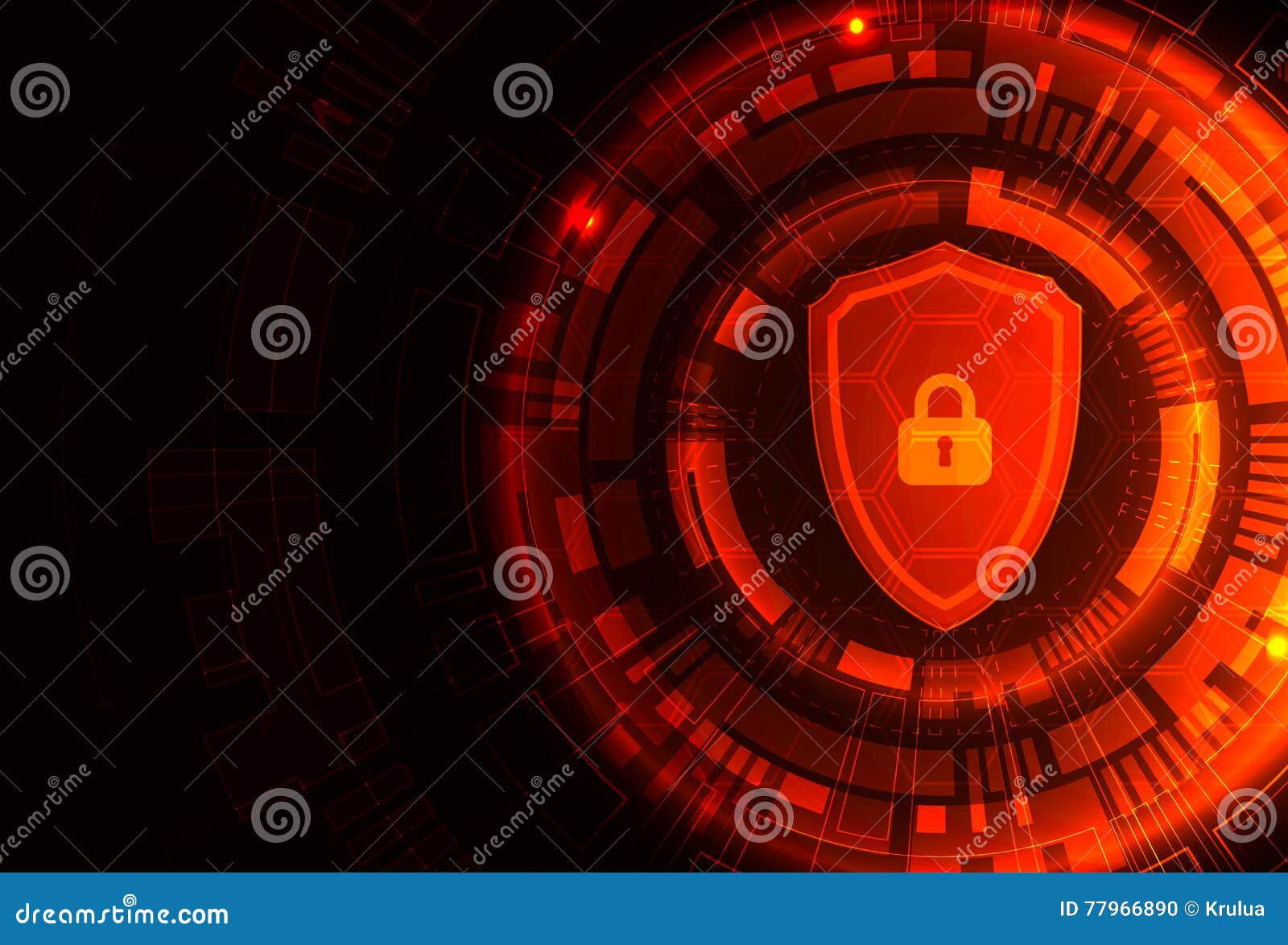 Protection Concept of Digital and Technological. Stock Vector ...