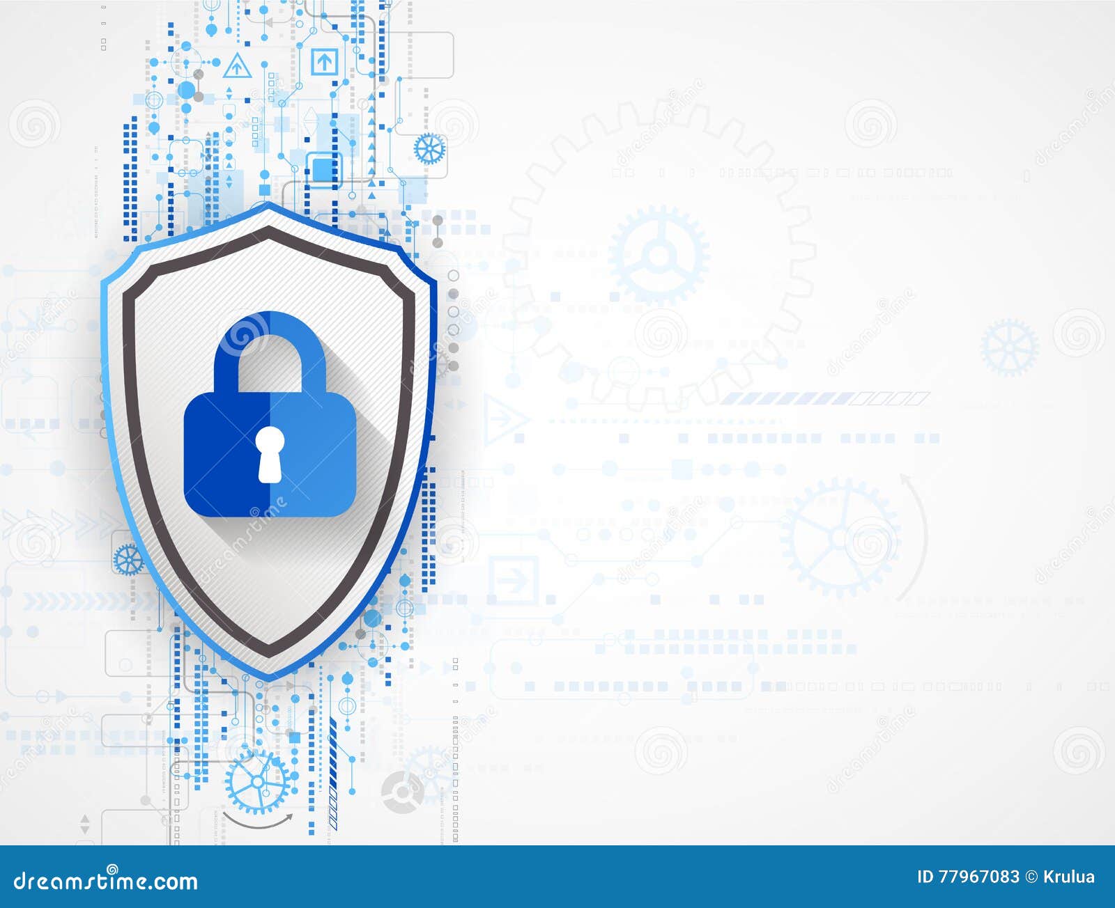 Protection Concept of Digital and Technological. Stock Vector ...