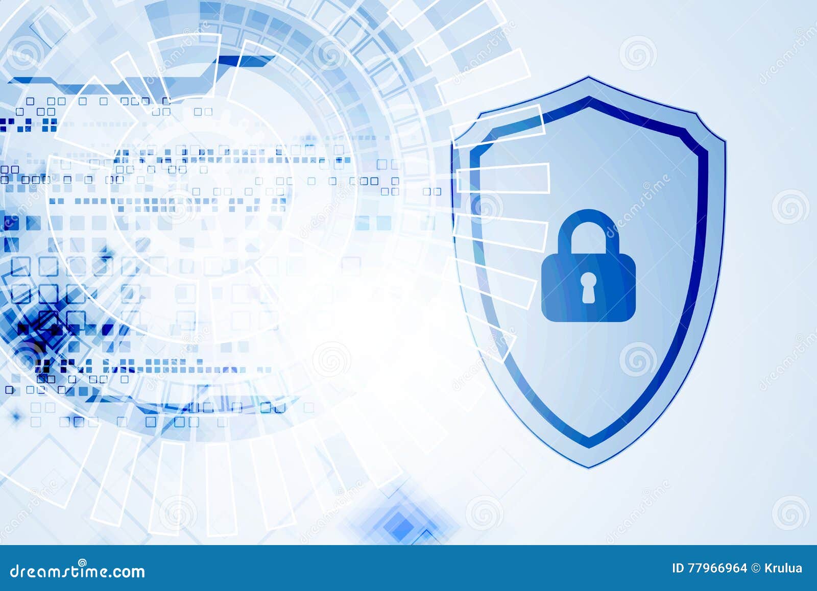 Protection Concept of Digital and Technological. Stock Vector ...