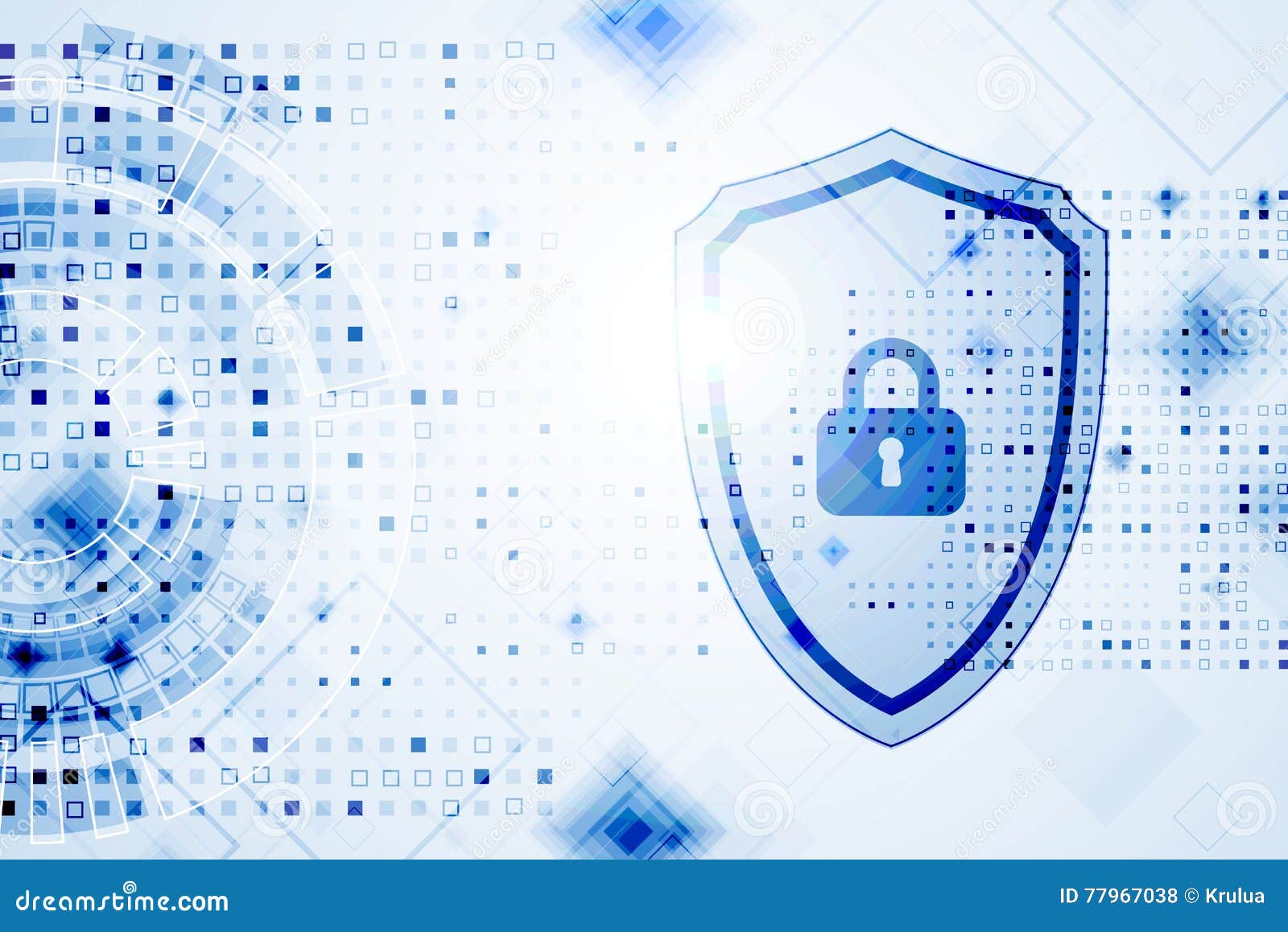 Protection Concept of Digital and Technological. Stock Vector ...