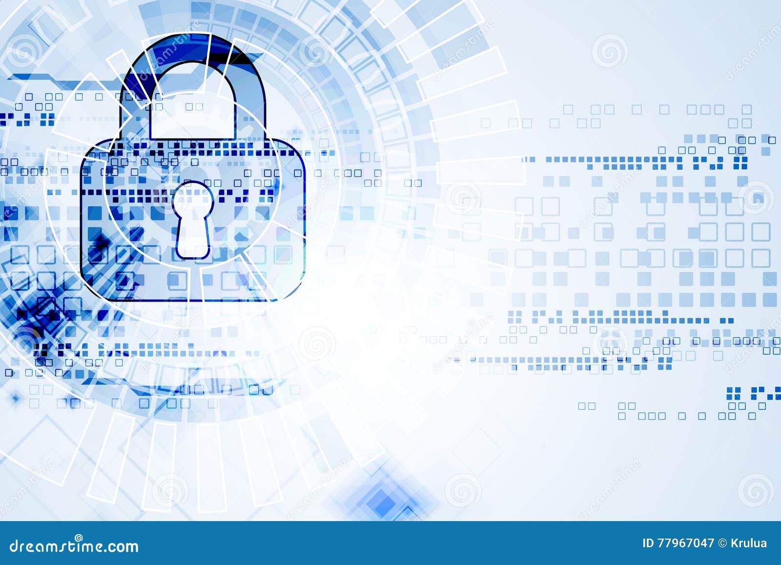 Protection Concept of Digital and Technological. Stock Vector ...