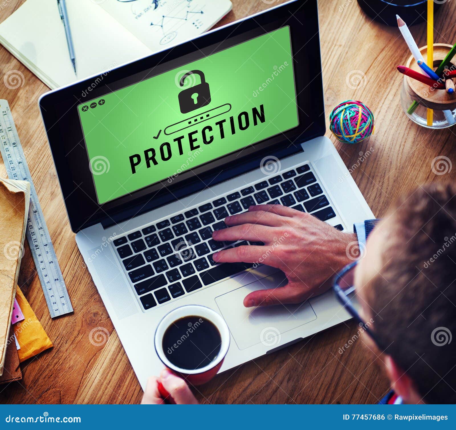 Protection Confidentiality Insurance Privacy Concept Stock Photo ...