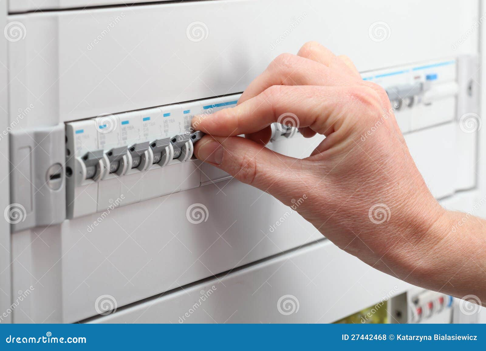 Protection of Electrical Installation Stock Photo - Image of fuse ...