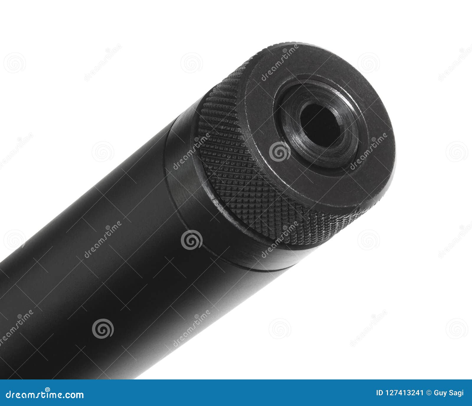 Gun Barrel Thread Protector Stock Image - Image of rifle, grey: 127413241