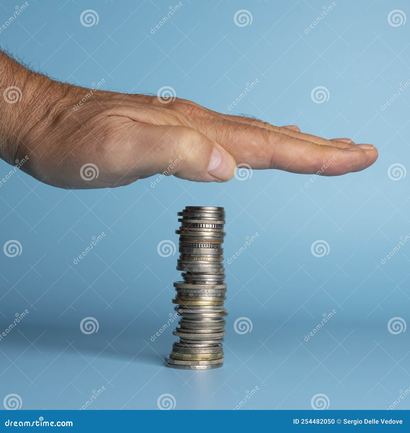Protection from Falling Currency Value Stock Photo - Image of economic ...
