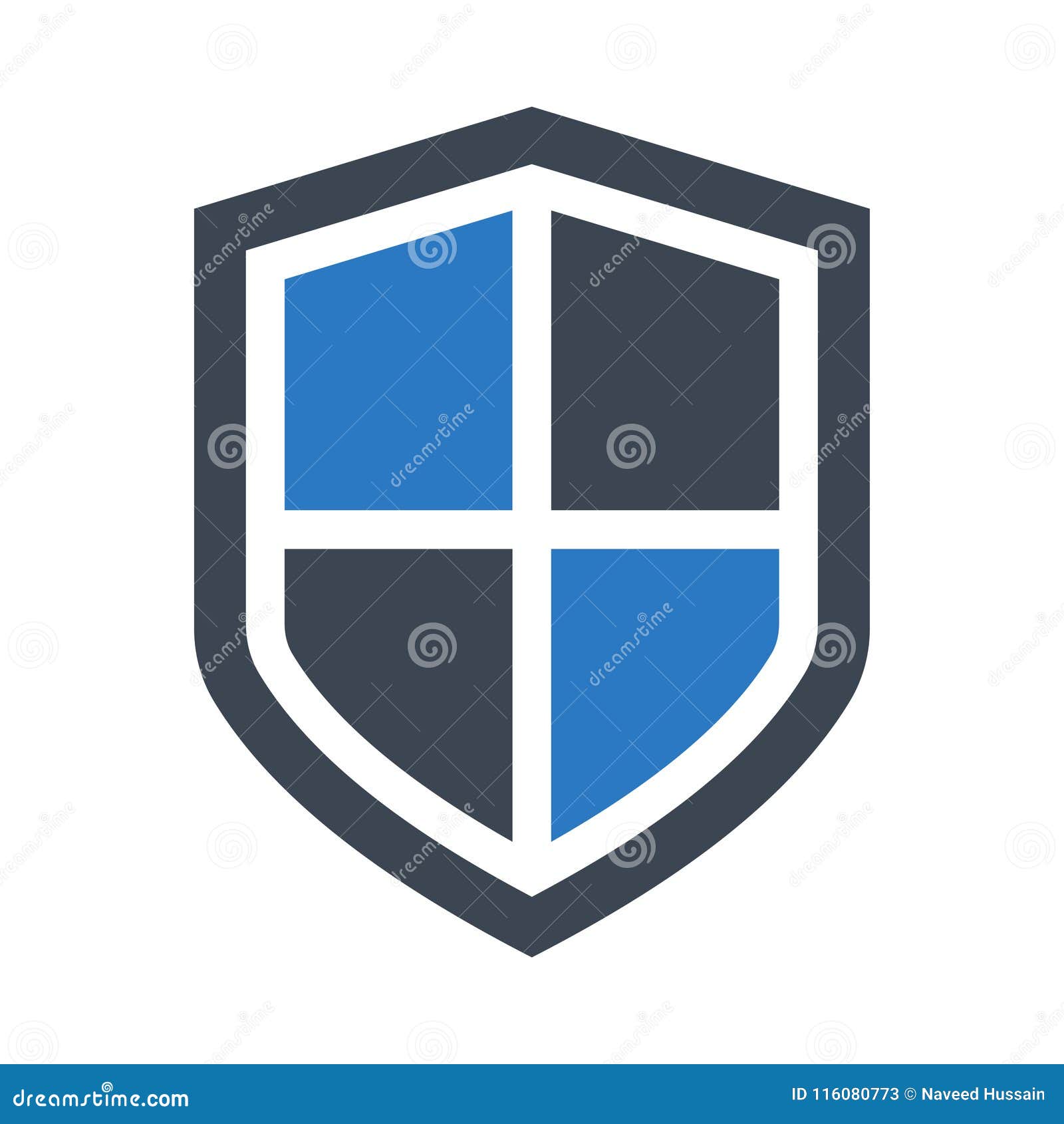 Protection Glyphs Double Color Icon Stock Illustration - Illustration ...
