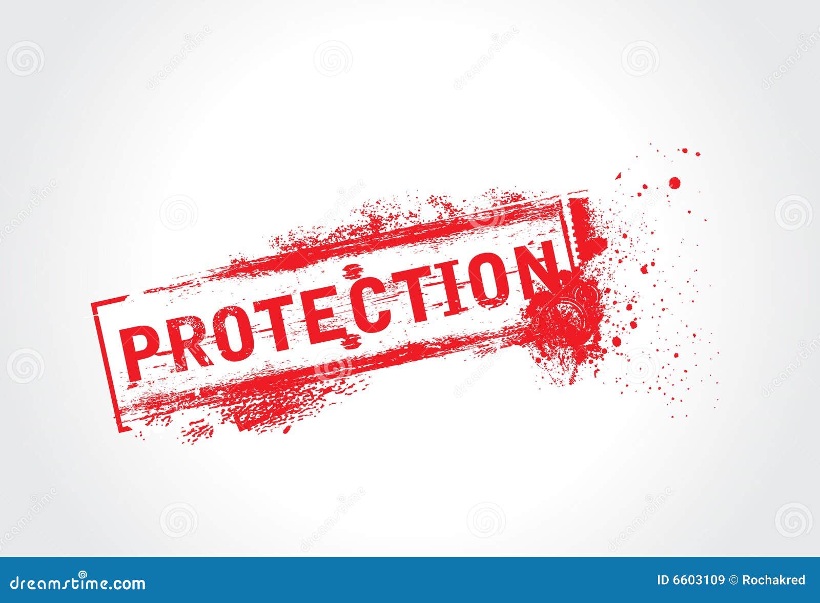 Protection grunge text stock vector. Illustration of grunge - 6603109