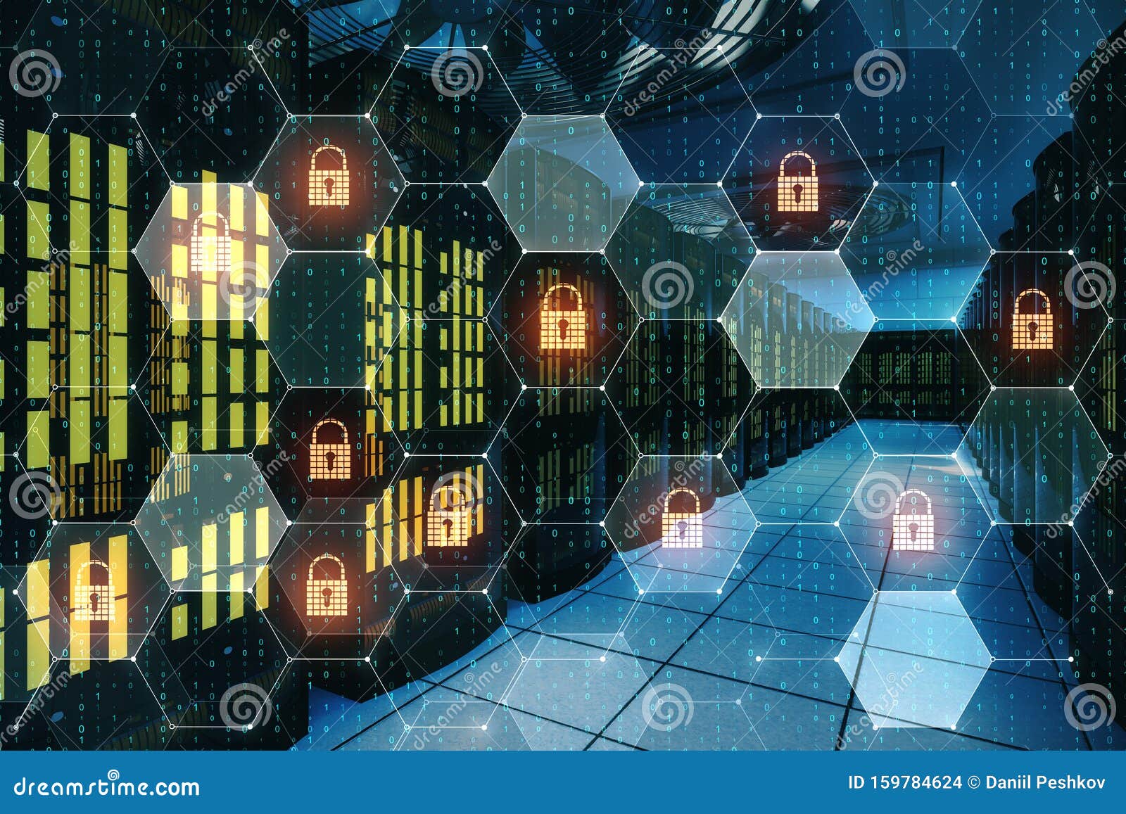 Protection and Hardware Concept Stock Illustration - Illustration of ...