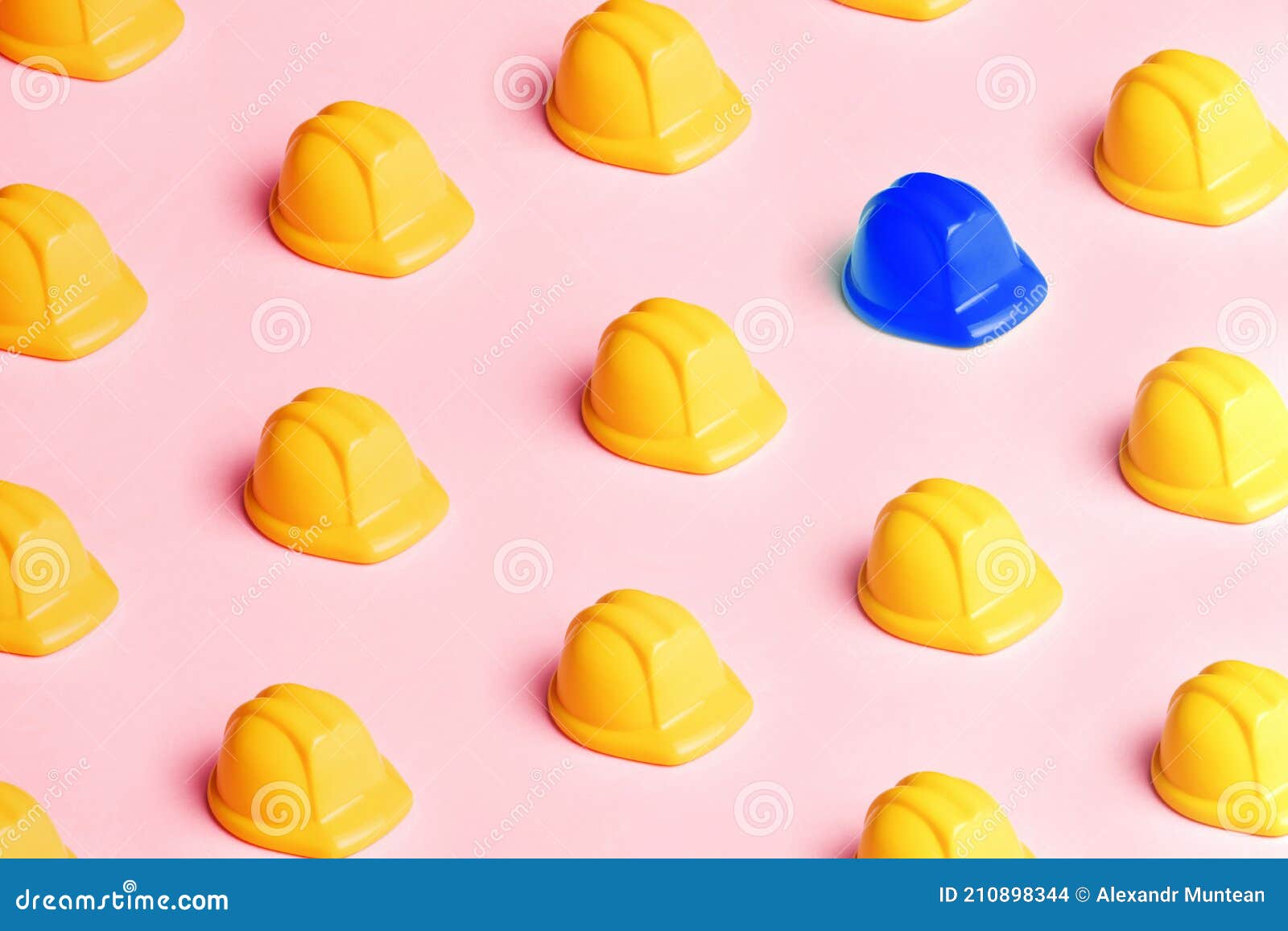 Protection hats pattern stock photo. Image of shot, work - 210898344