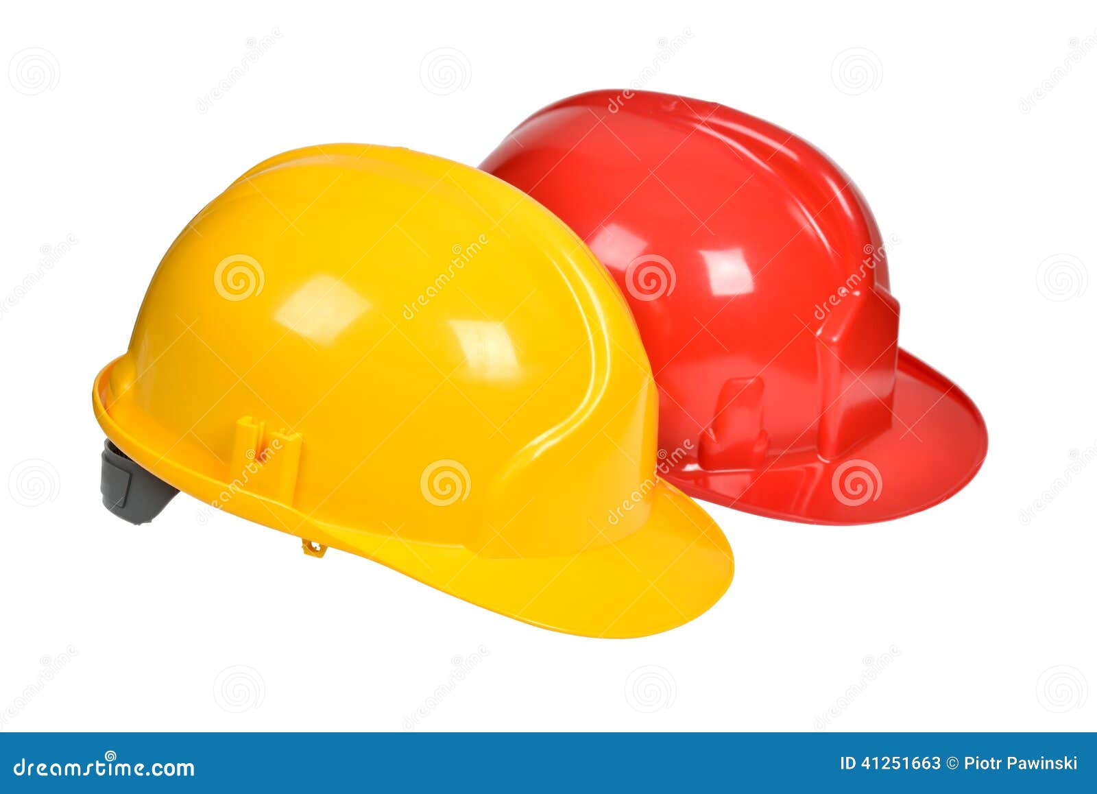 Protection helmets stock image. Image of safety, isolated - 41251663