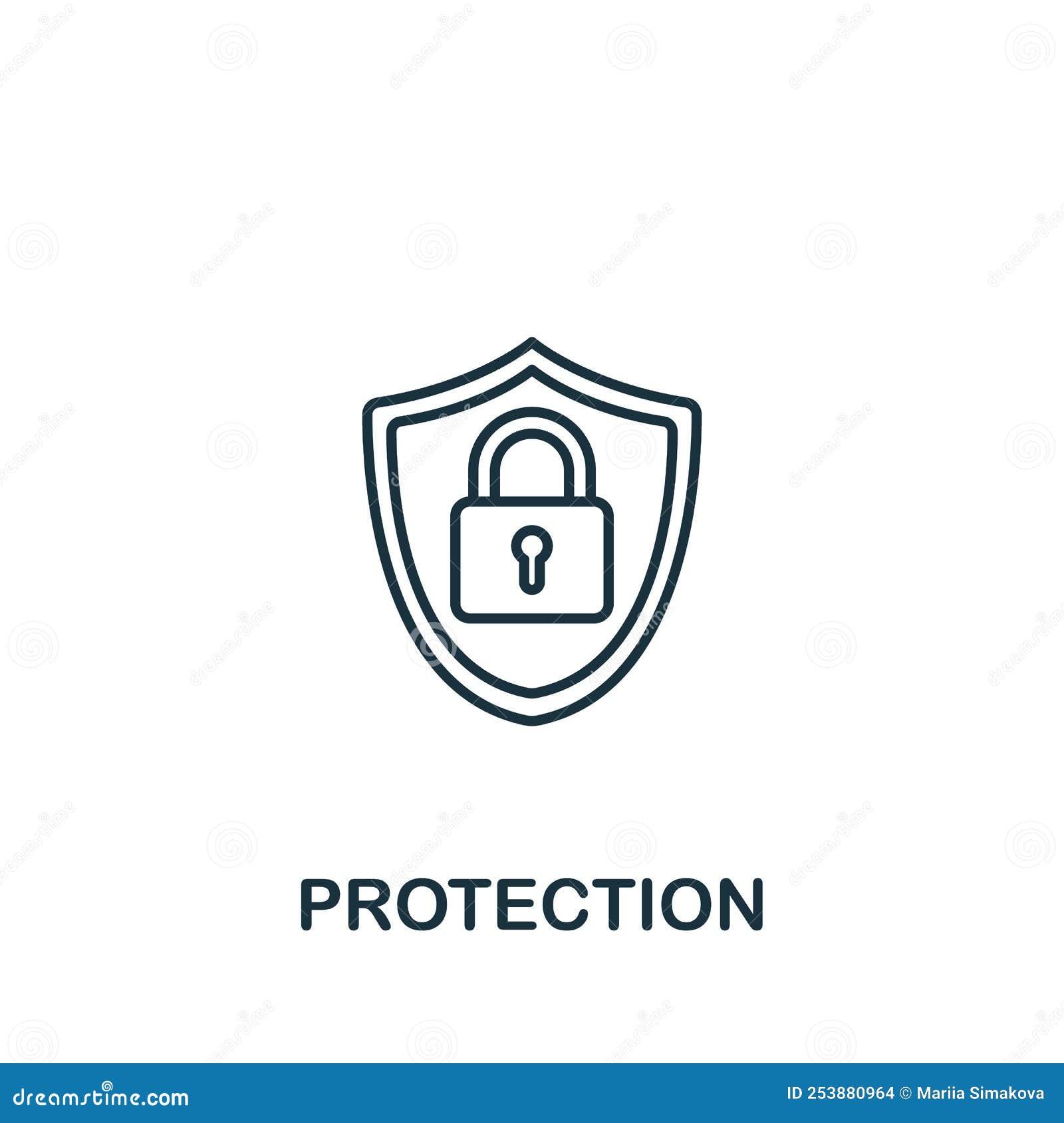 Protection Icon. Line Simple Insurance Icon for Templates, Web Design ...