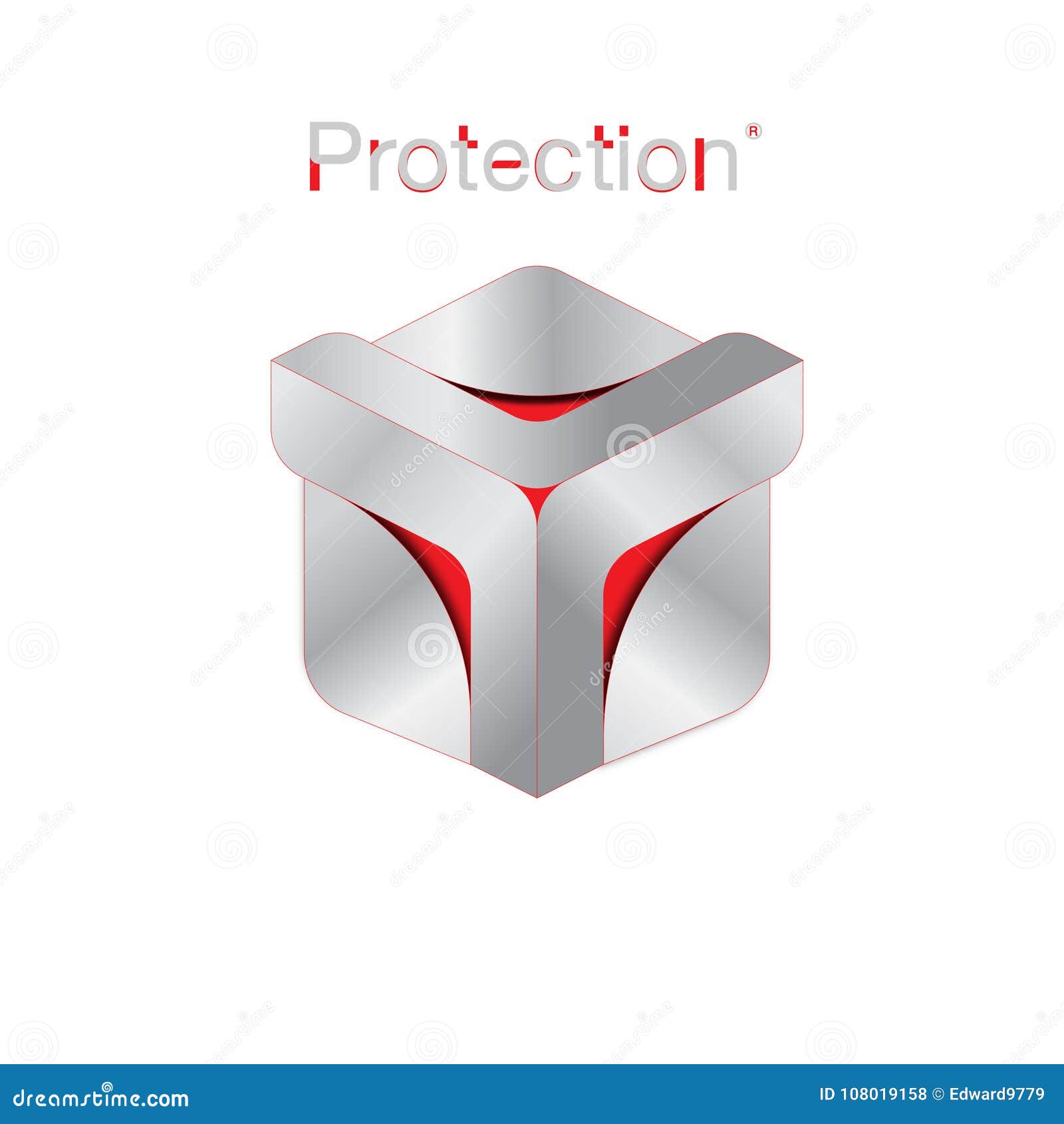 Protection Logo for Company Stock Vector - Illustration of identity ...