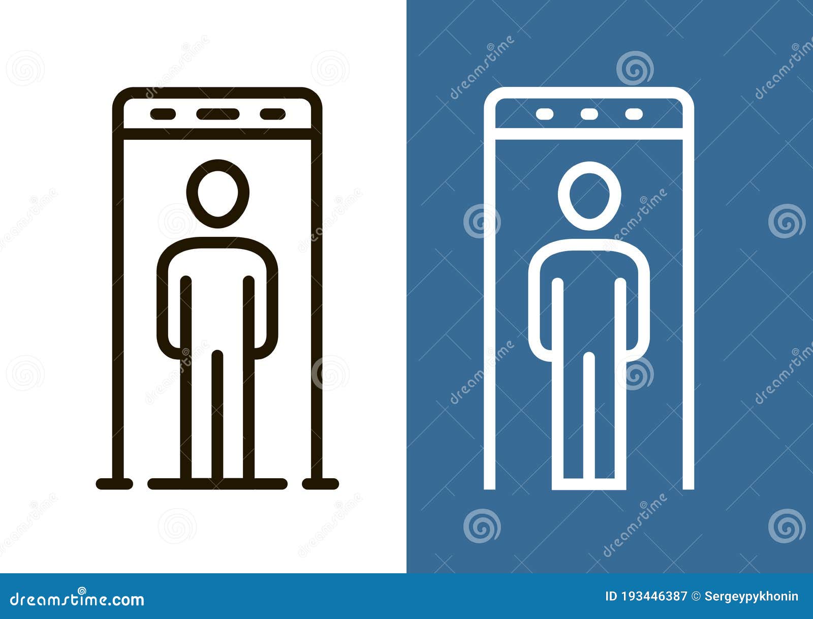 Detector Icon Set. Collection Of Simple Elements Such As The Water ...