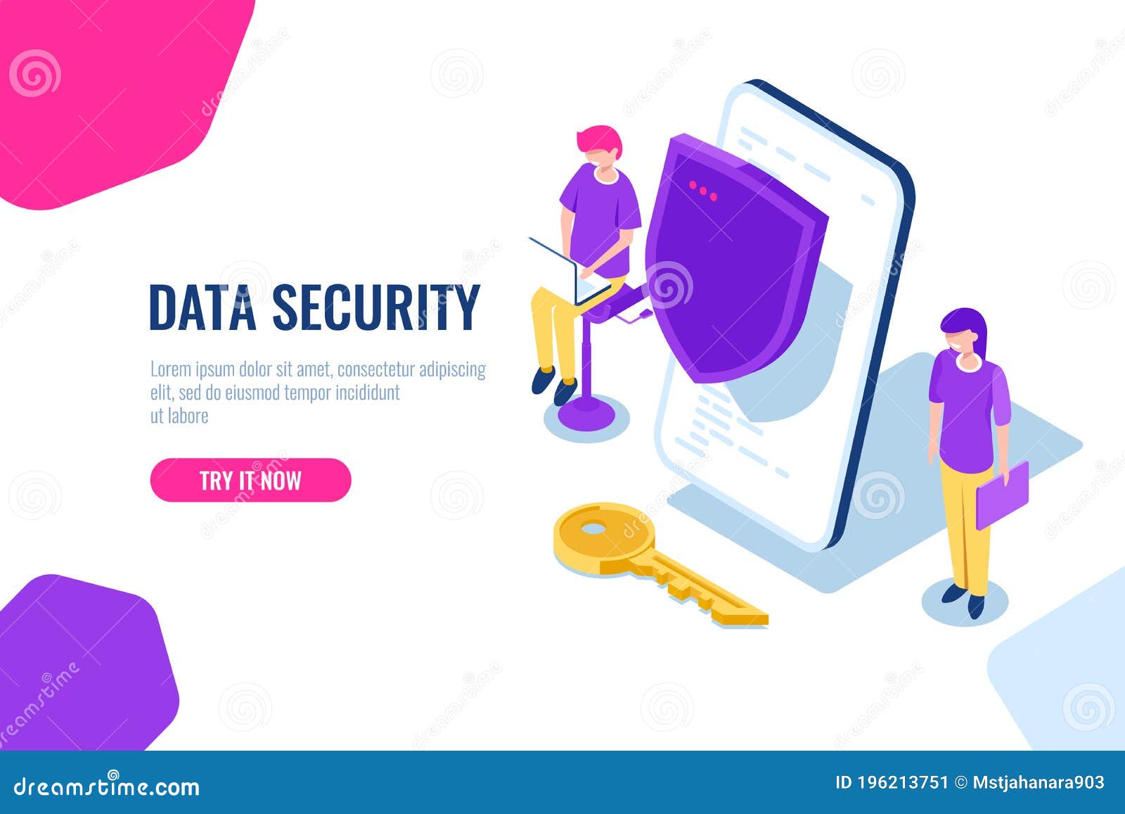 Protection of Mobile Data and Personal Information, Mobile Phone with ...