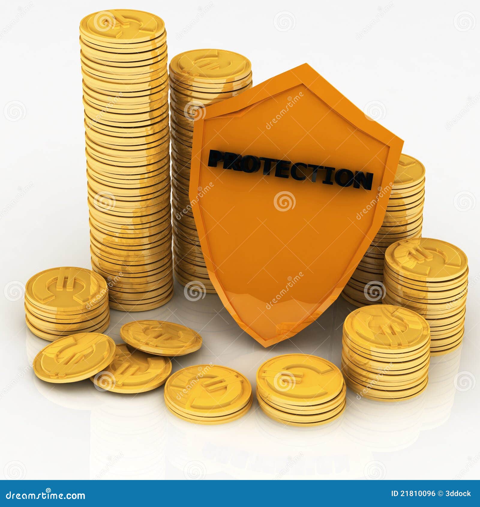 Protection Of Money Royalty Free Stock Image - Image: 21810096