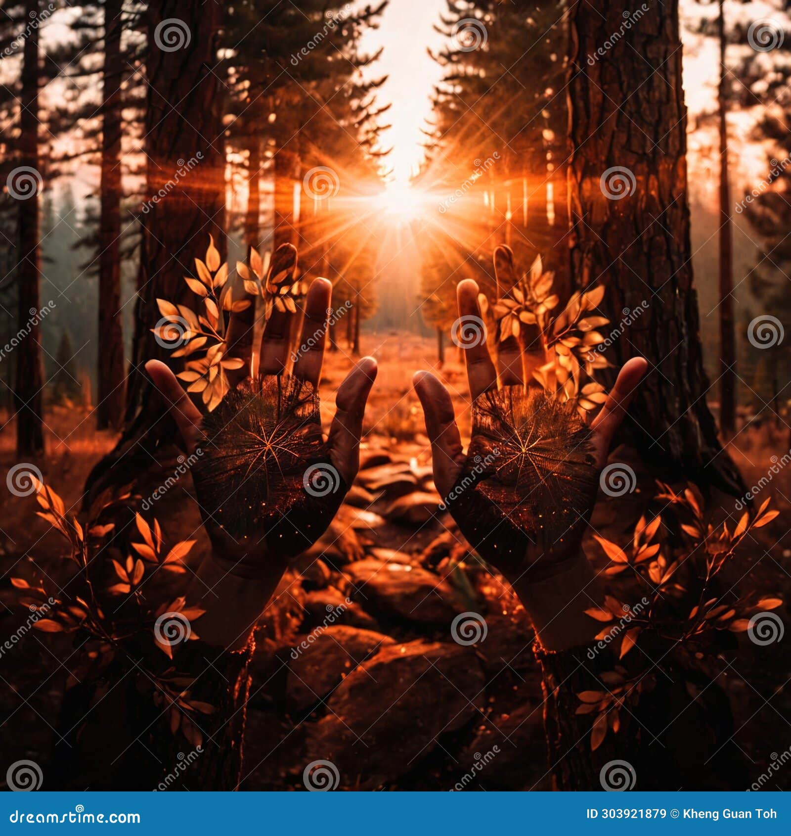 Protection of Nature and the Ecology are in Your Hands Stock ...