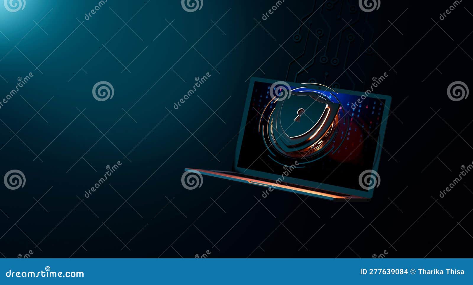 Protection Network Security Computer and Safe Your Data Concept. Stock ...