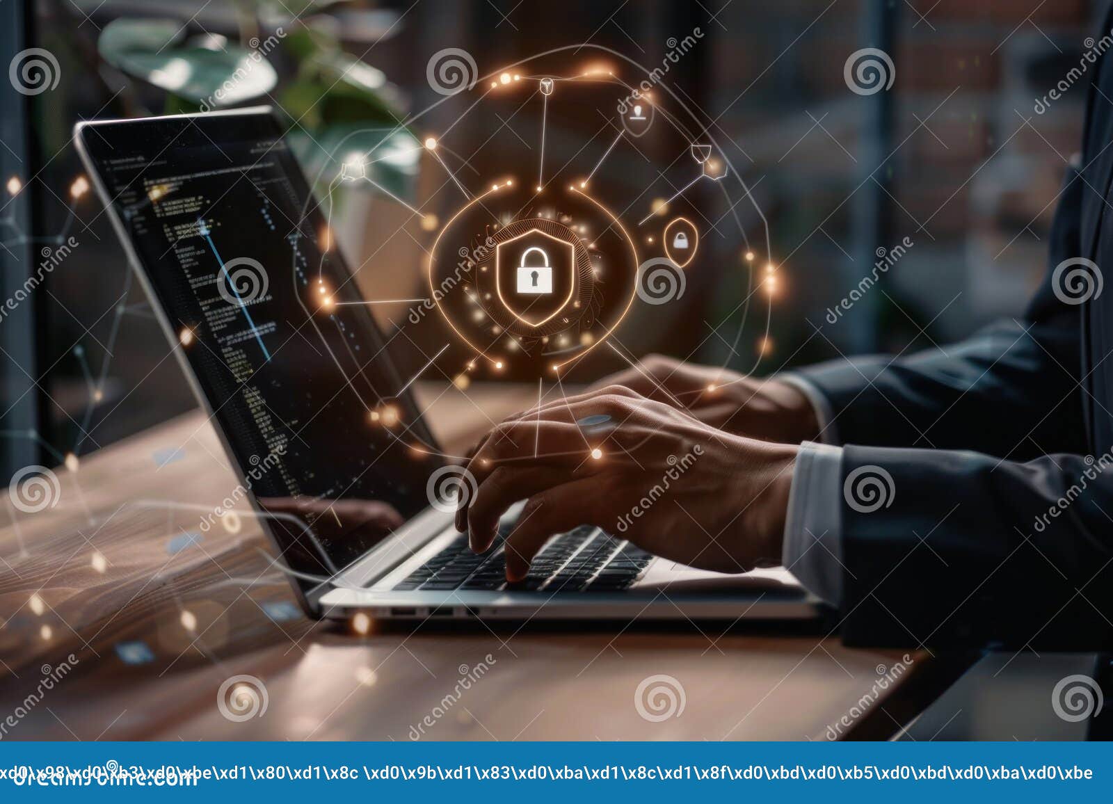 Protection Network Security and Information Security System Concept ...