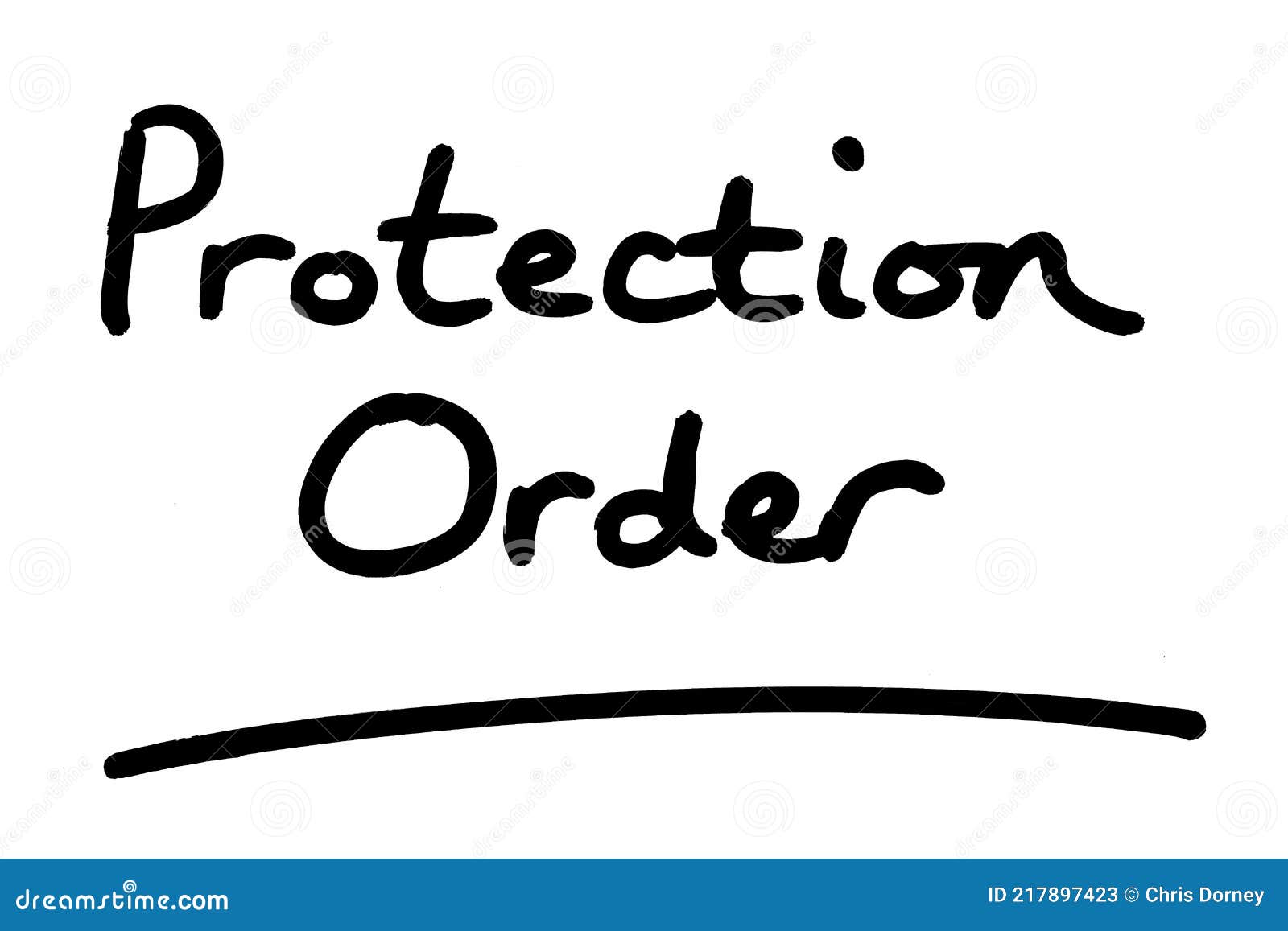 Protection Order stock illustration. Illustration of followed - 217897423