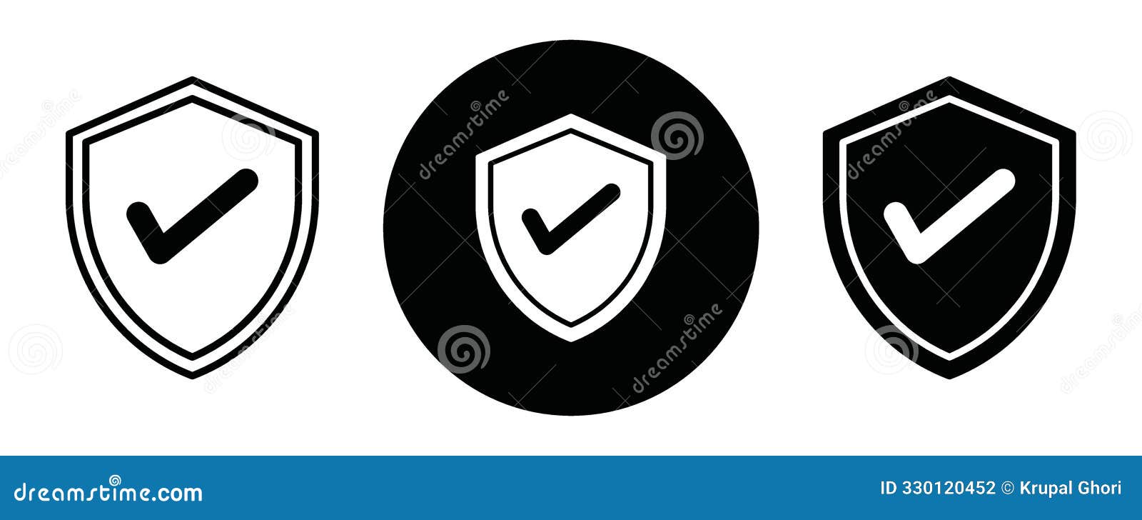 Protection Outline Icon Collection or Set. Protection Thin Vector Line ...