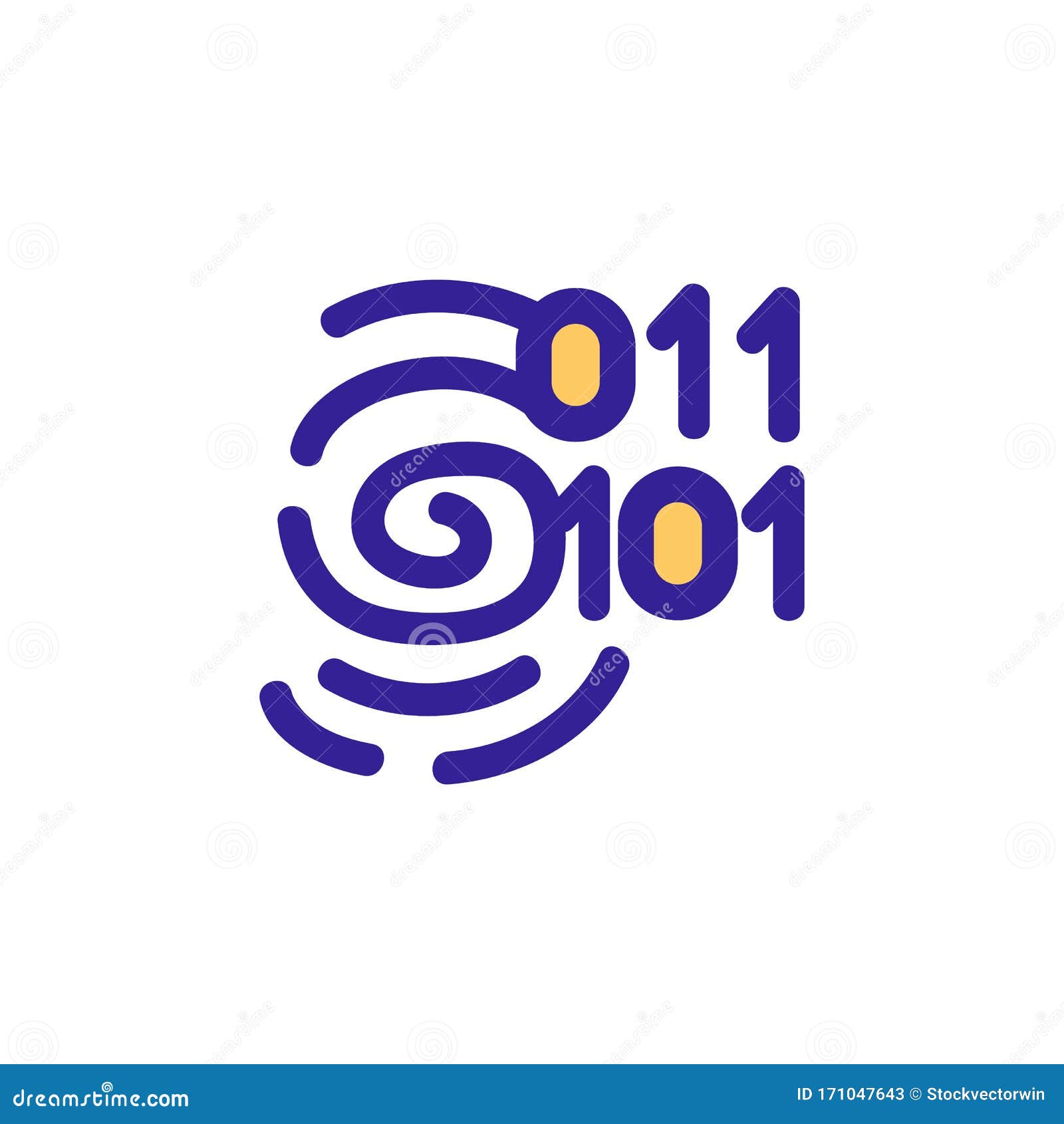Protection of Personal Data Icon Vector. Isolated Contour Symbol ...