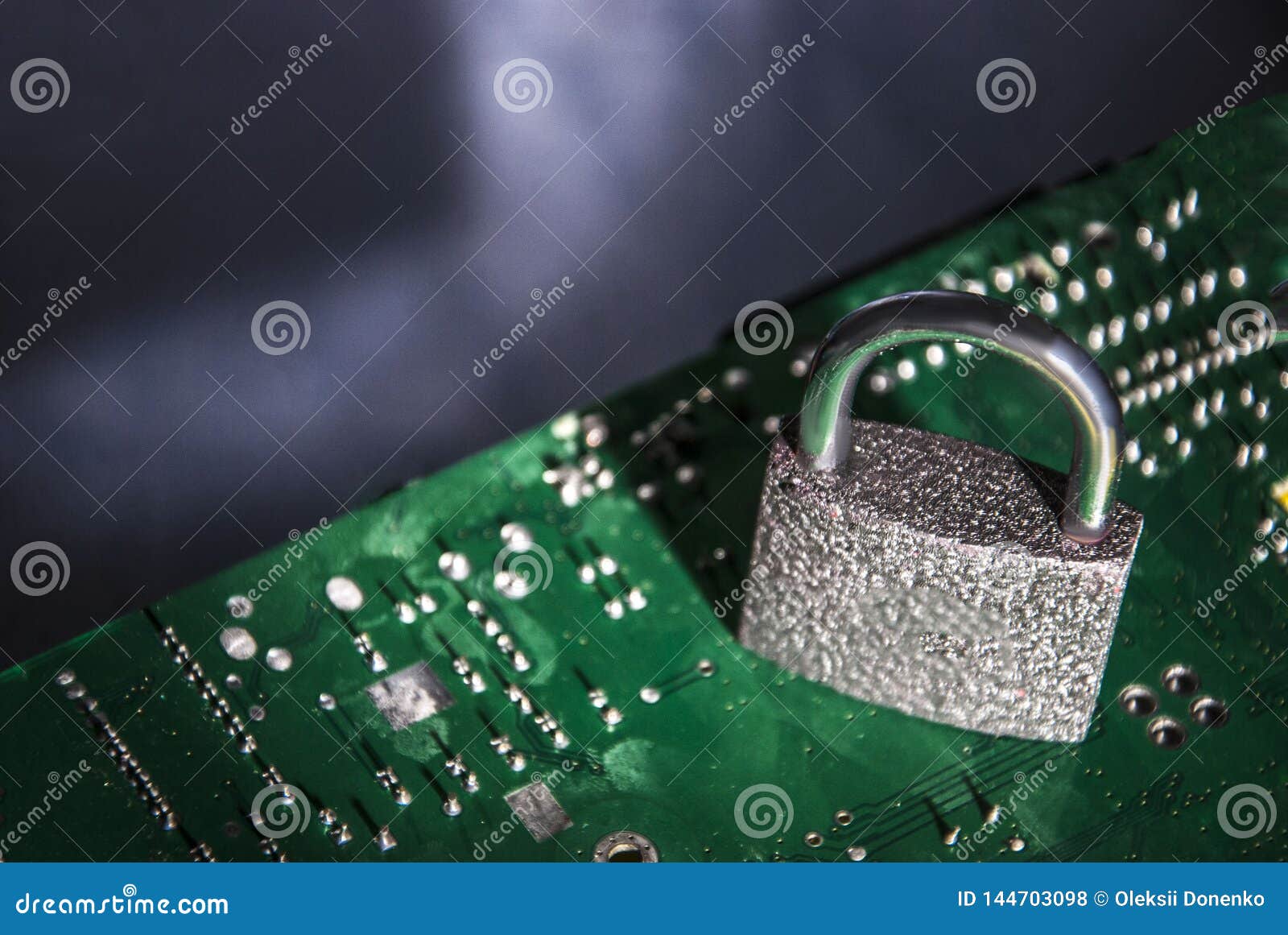 Protection of Personal Information. the Lock on the Computer Board ...