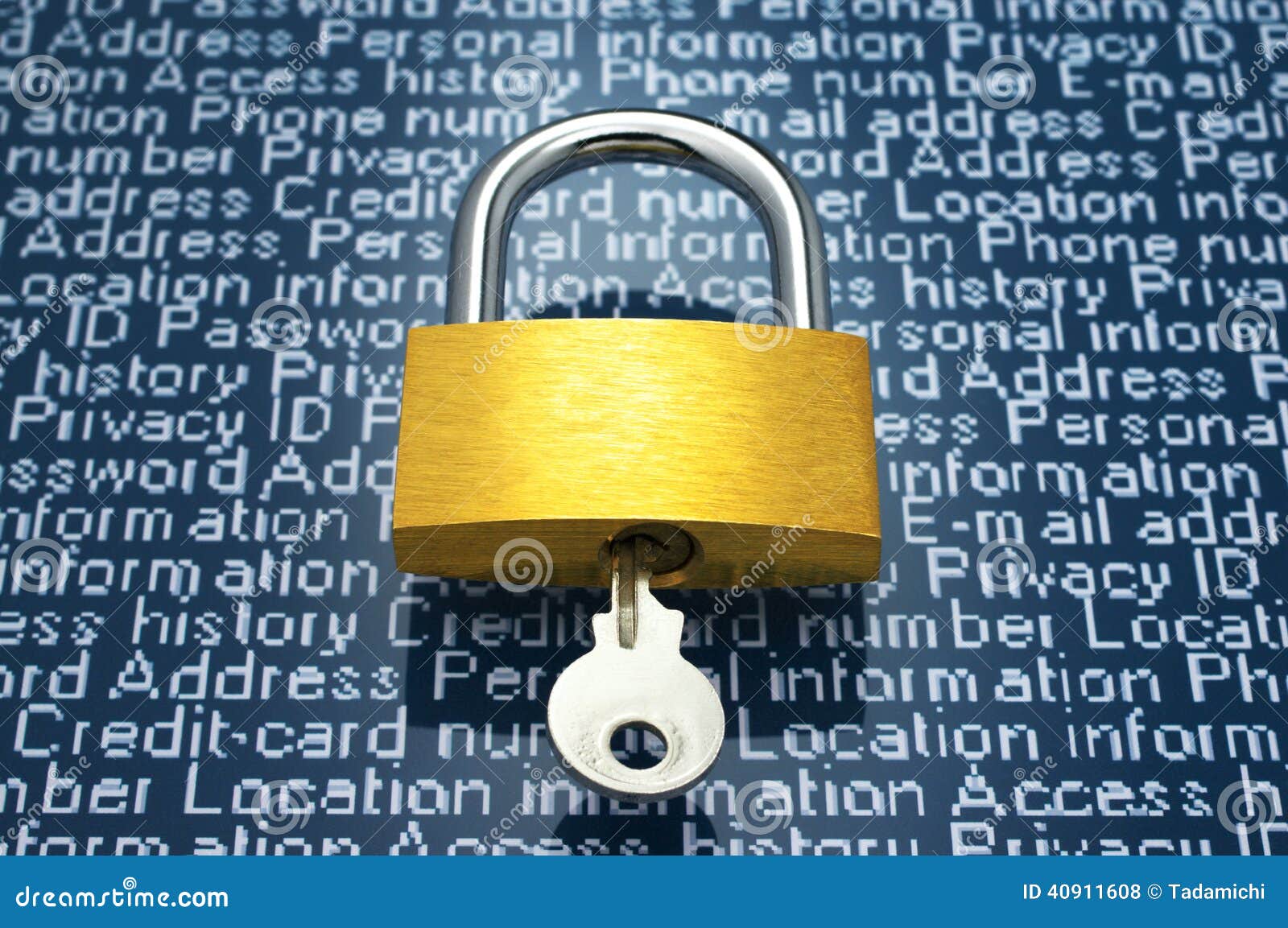 Protection of Personal Information. Stock Photo - Image of privacy ...
