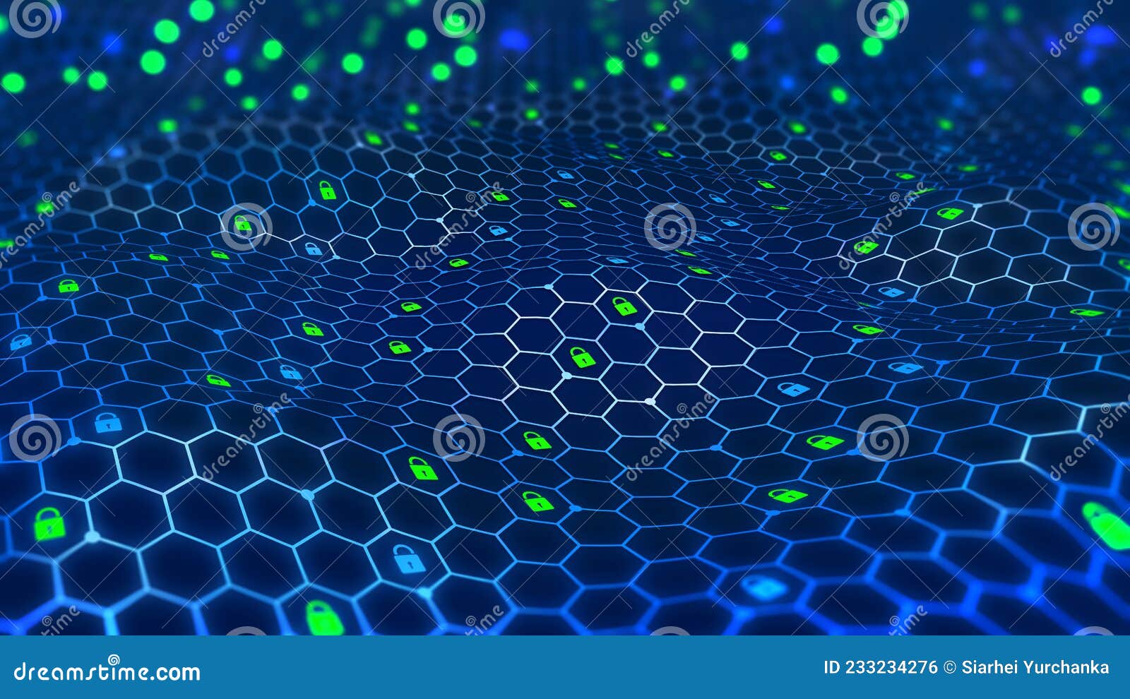 Protection of Private Data. Hexagonal Clusters of Quantum Architecture ...