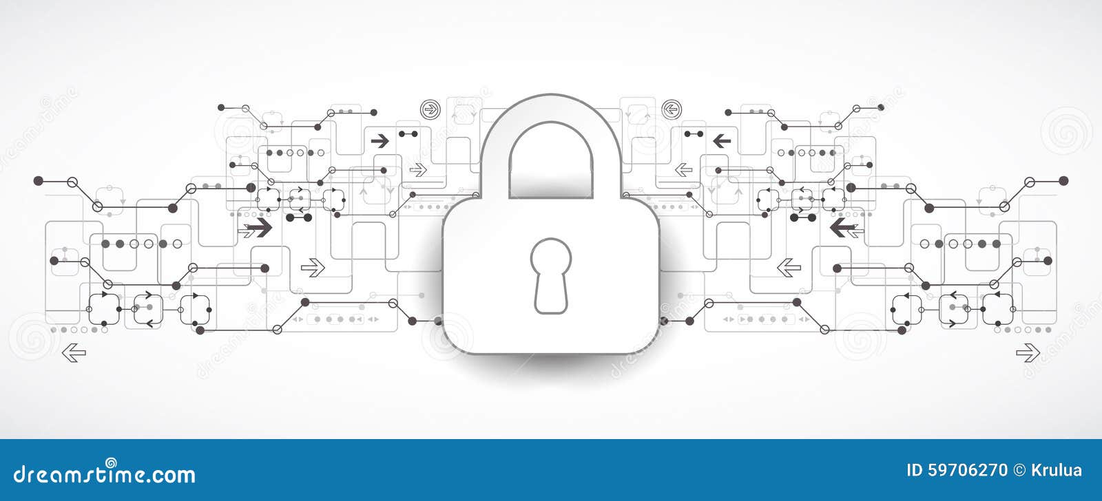 Protection program code. stock vector. Illustration of background ...