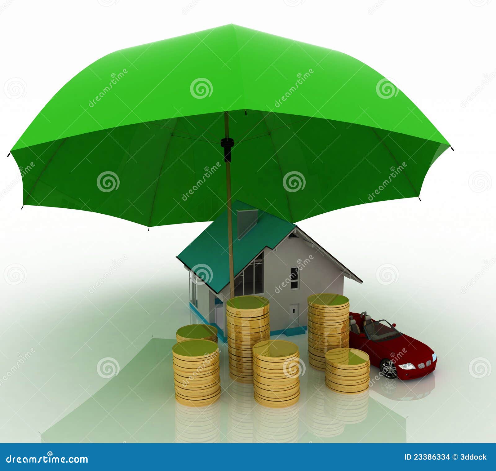 Protection of property stock illustration. Illustration of loan - 23386334