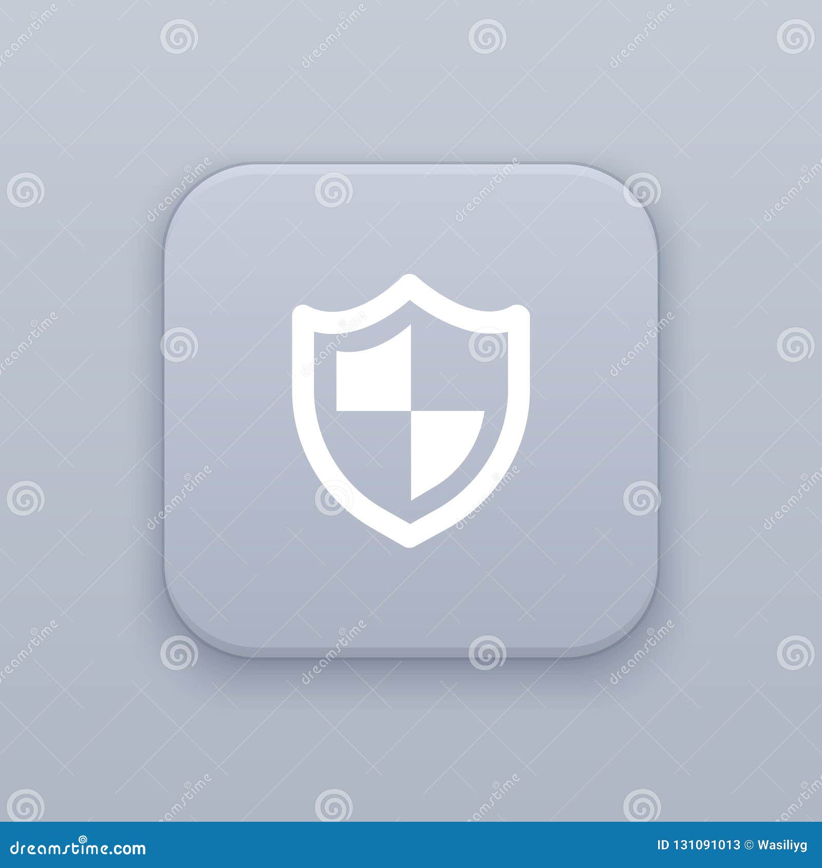 Protection, Safeguard Button, Best Vector Stock Vector - Illustration ...