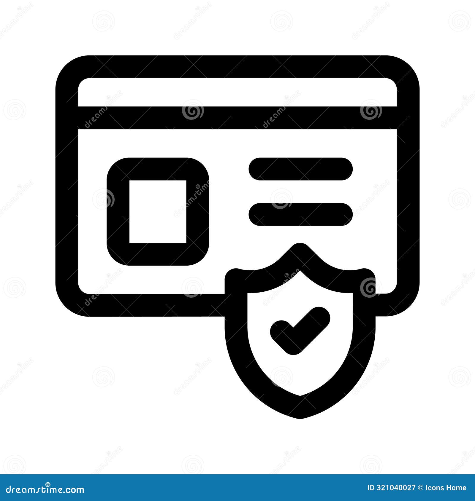 Protection Shield with Atm Card, Vector Design of Card Security in ...