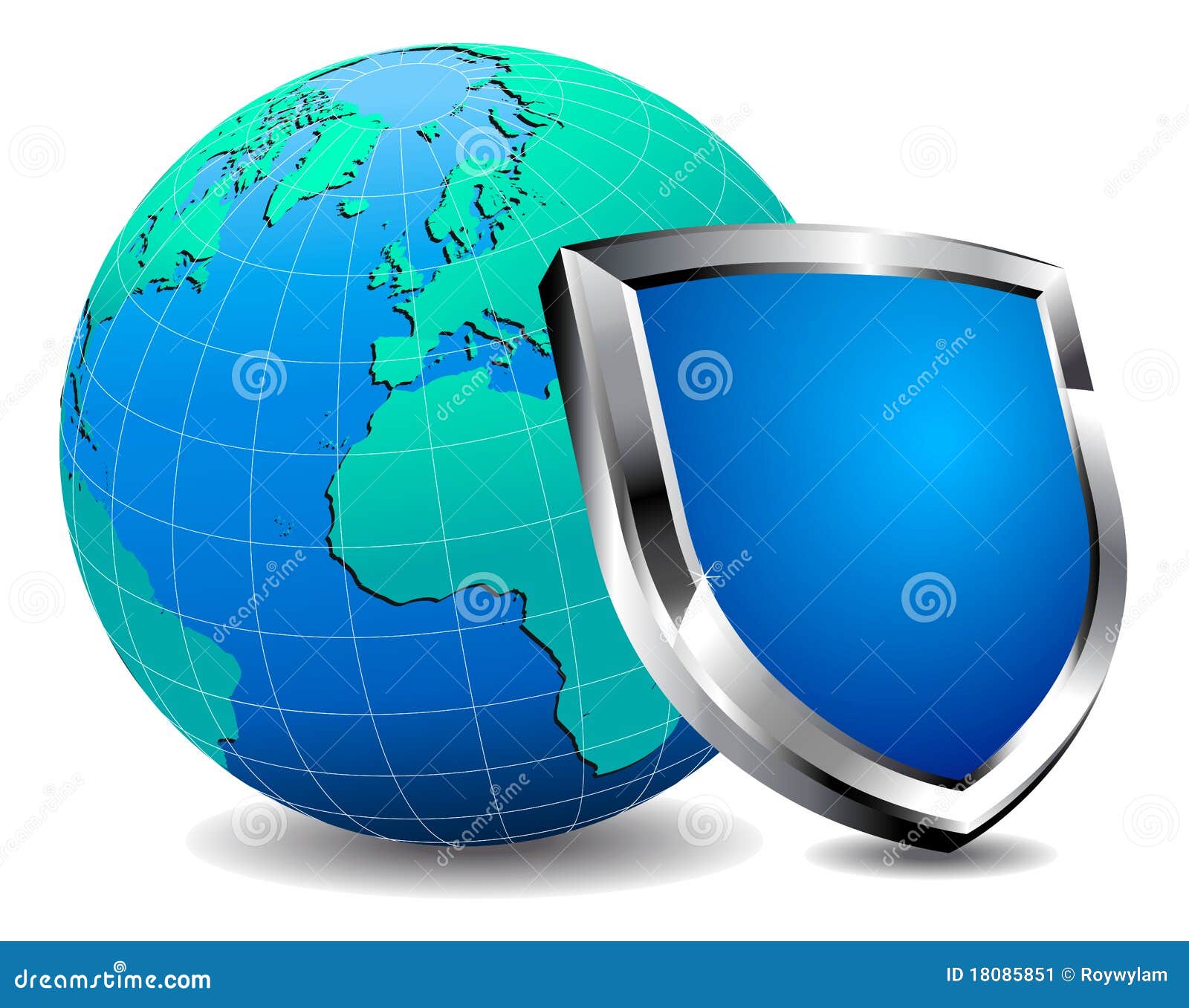 Protection Shield firewall stock vector. Illustration of drawing - 18085851
