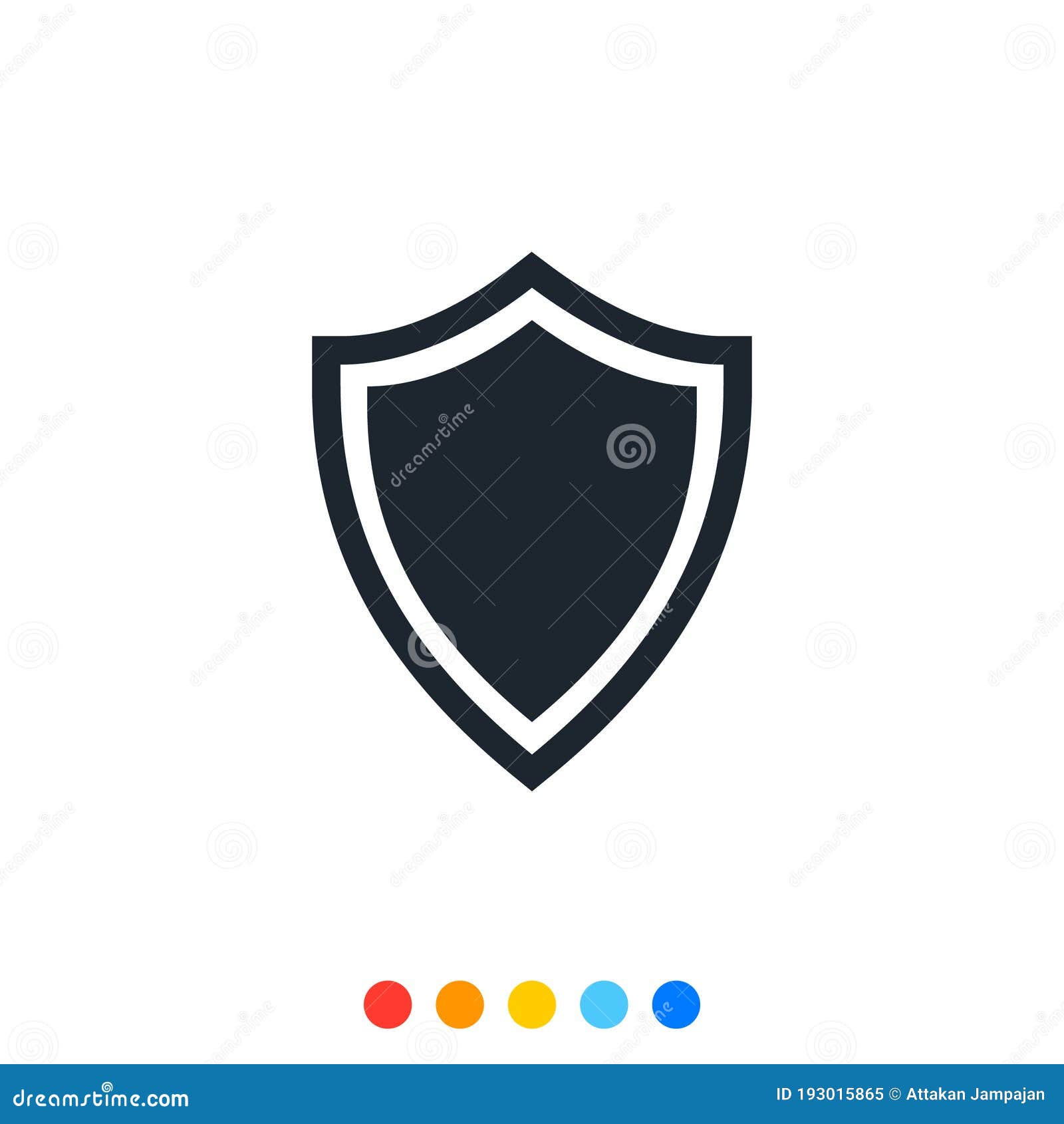 Protection Shield Icon,Interception Icon,Antivirus Icon Stock Vector ...
