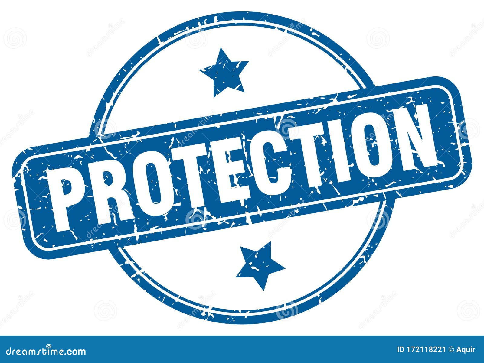 Protection Stamp. Protection Round Grunge Sign Stock Vector ...