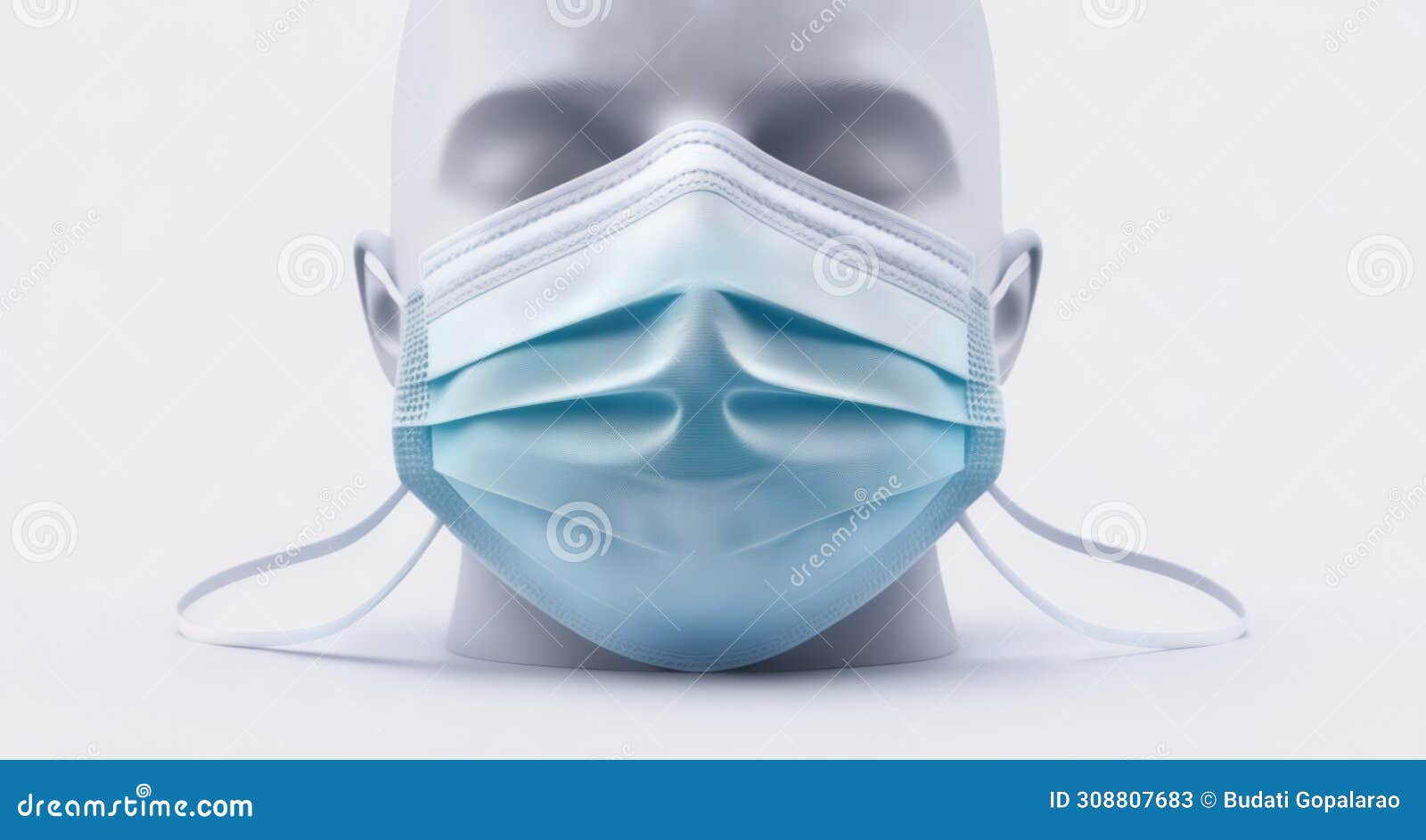 Protection in Style - a Modern Face Mask Design Stock Illustration ...