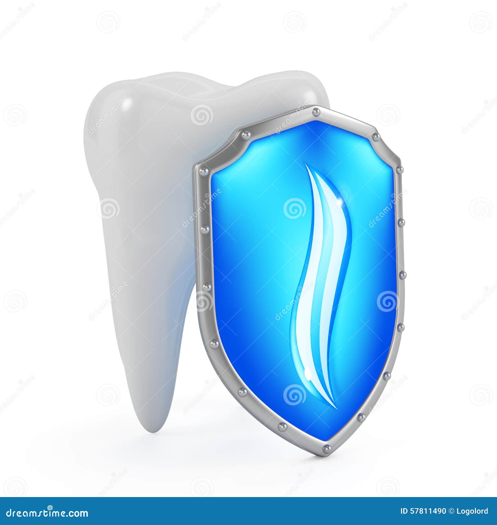 Protection of Teeth Concept Stock Illustration - Illustration of human ...
