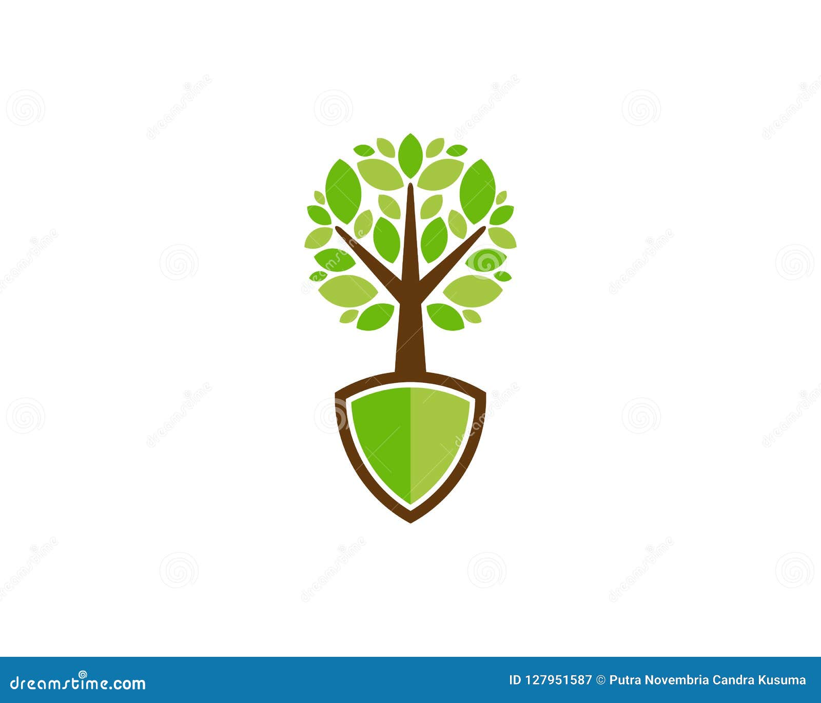 Protection Tree Logo Icon Design Stock Vector - Illustration of nature ...
