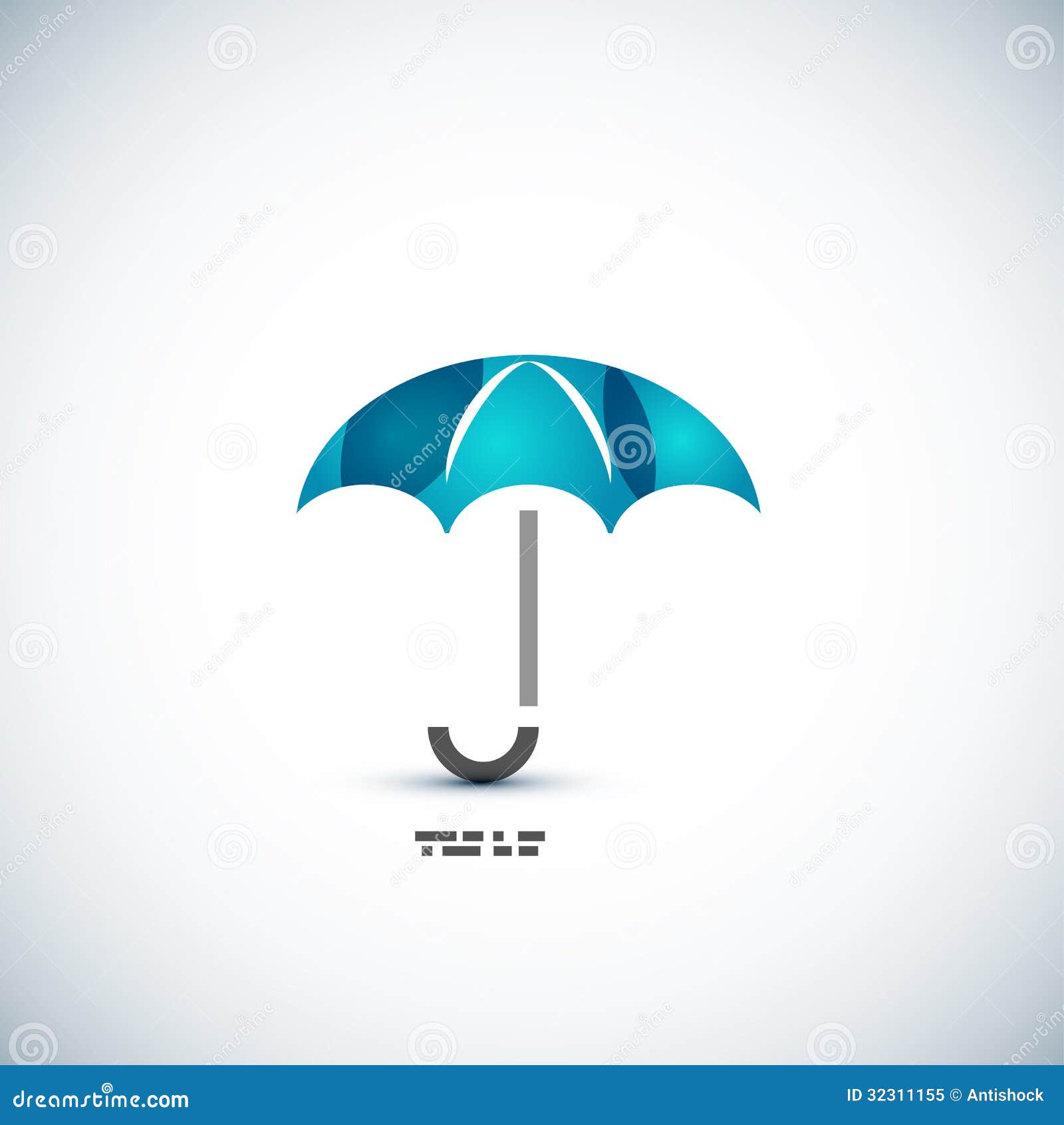 Protection Umbrella Icon Concept Stock Vector - Illustration of parasol ...