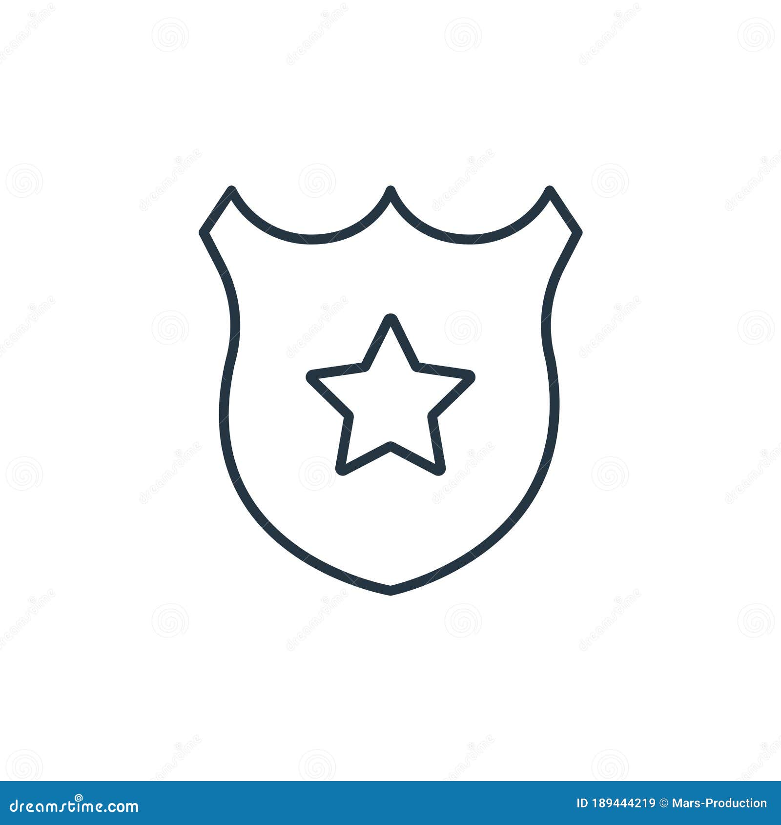 Protection Vector Icon Isolated on White Background. Outline, Thin Line ...