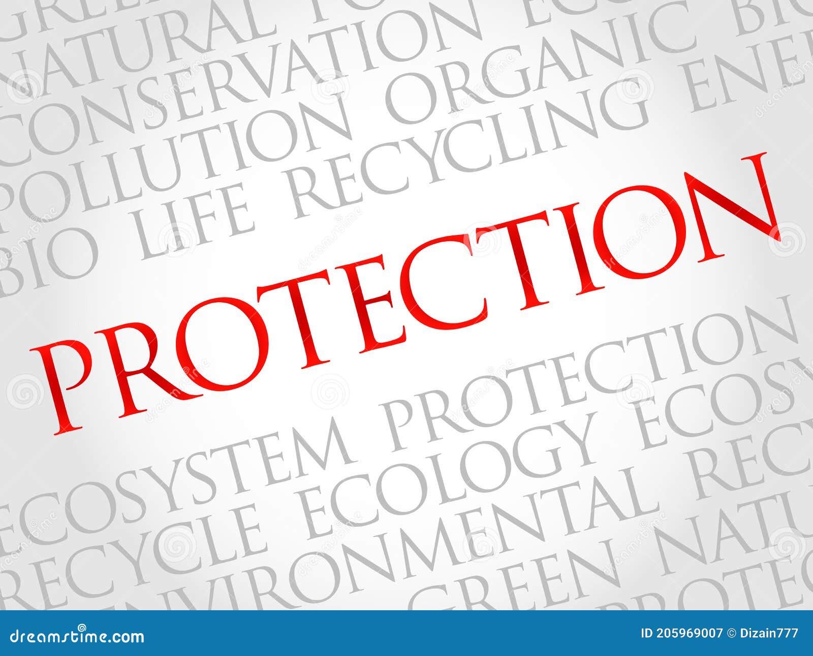 Protection word cloud stock illustration. Illustration of conceptual ...