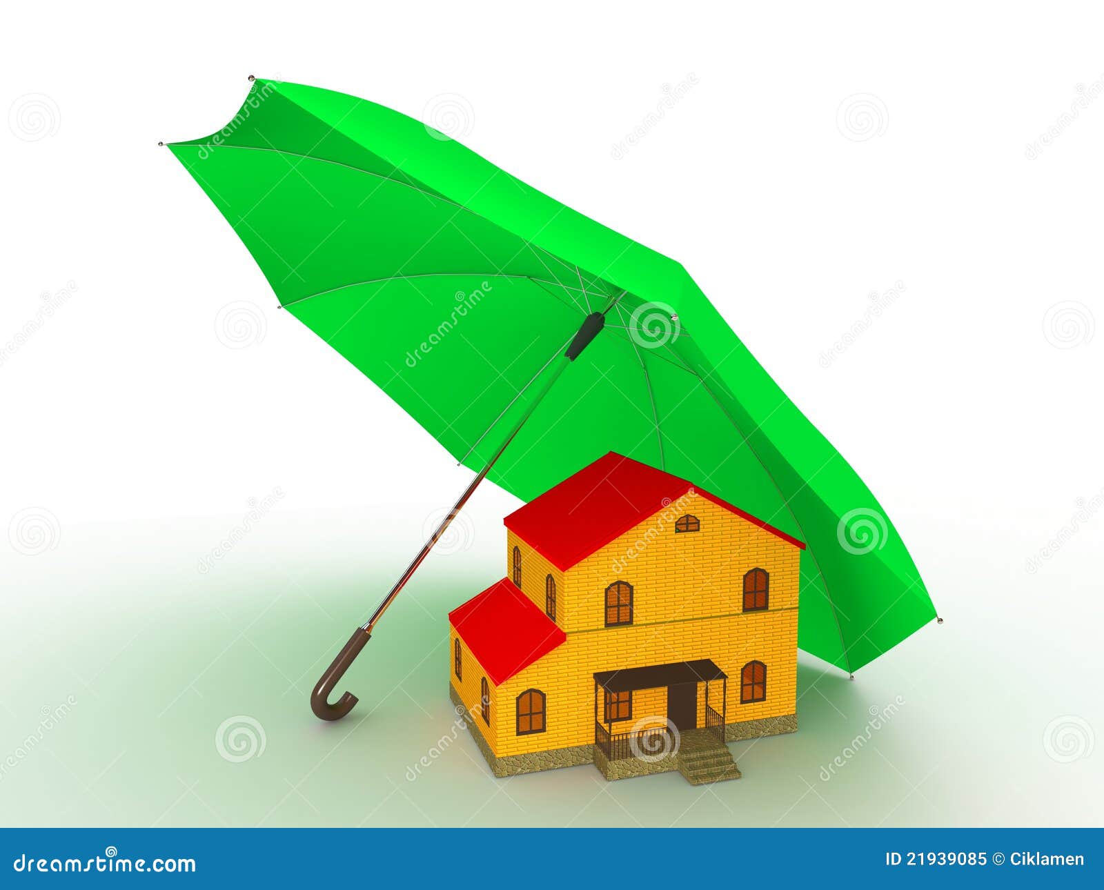Protection of your house stock illustration. Illustration of ...